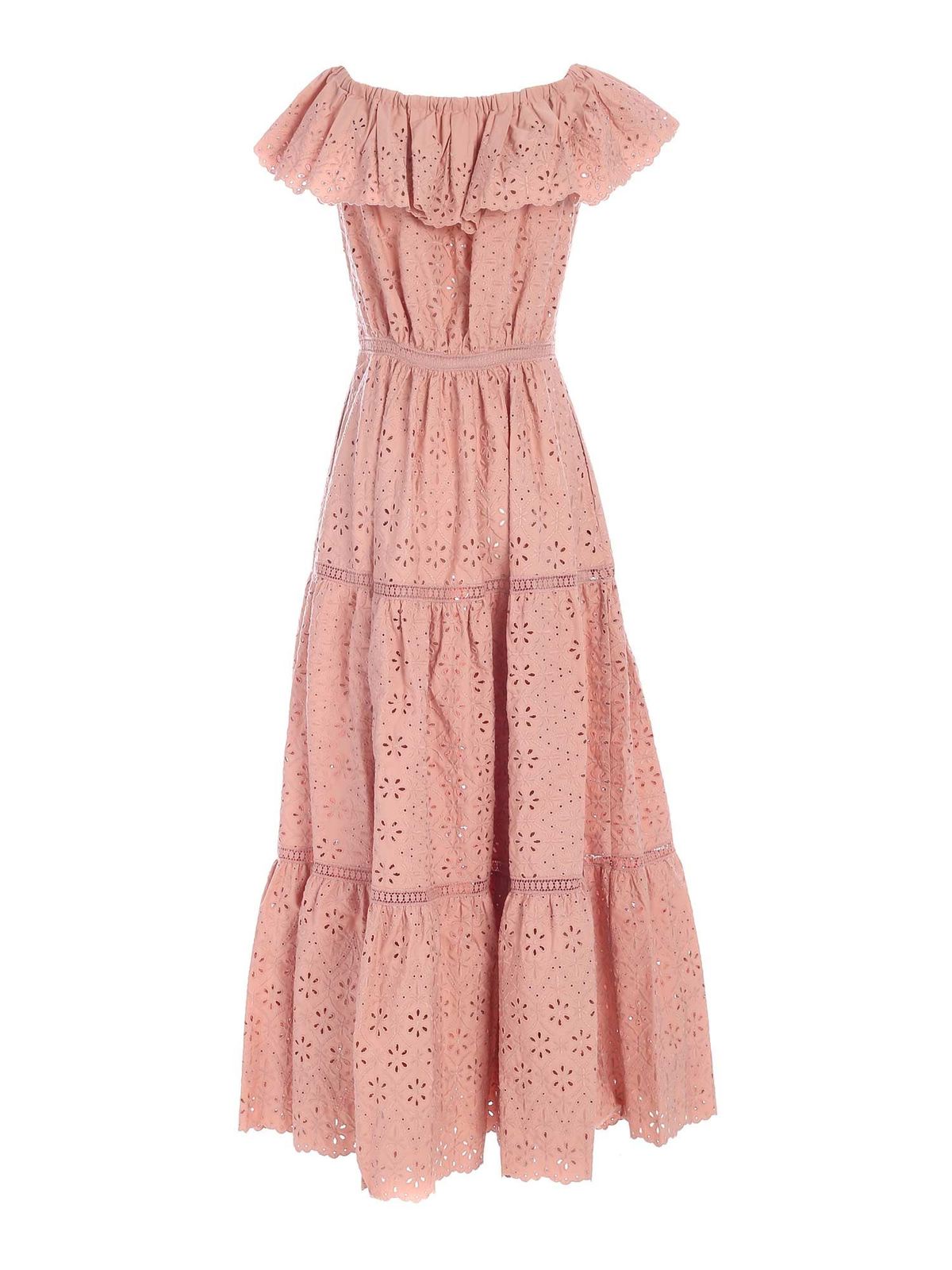 P.A.R.O.S.H. Maxi Robe - Rose - Rose - Femme | CURCUMAD724187063