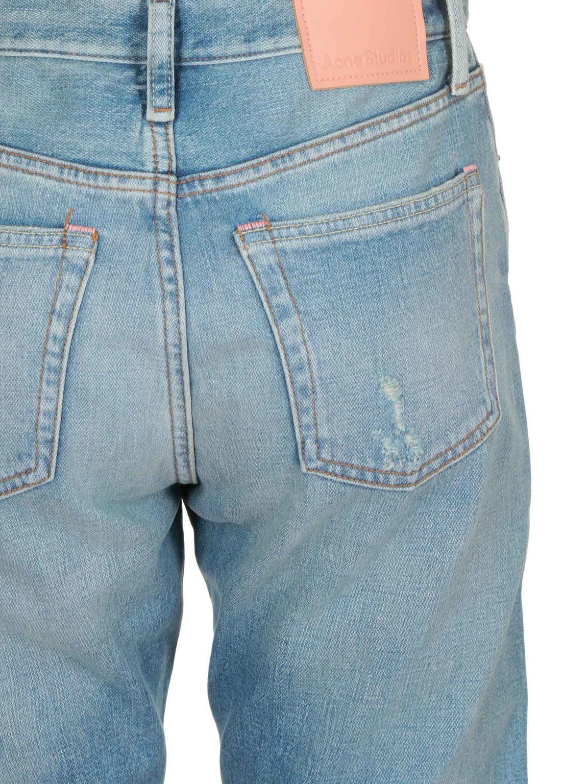Acne Studios Stitchie jeans - Light Blue - Women | A00271LIGHTBLUE