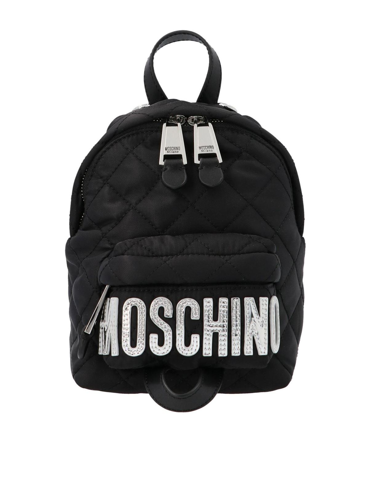 Moschino Baby logo backpack in black - Black | B760982014555