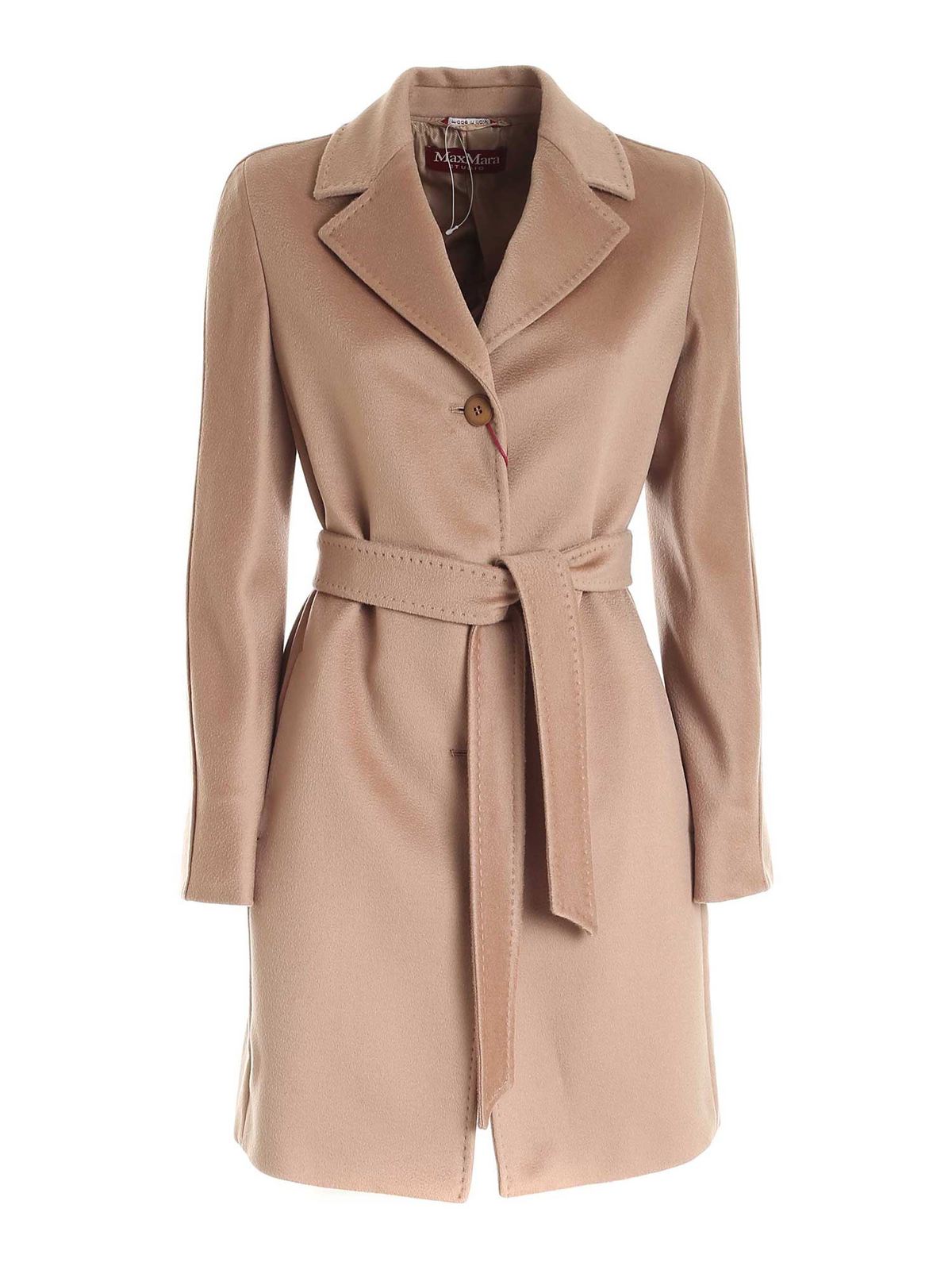 Max Mara Studio Ginger coat in camel color - Camel | 60161119000006