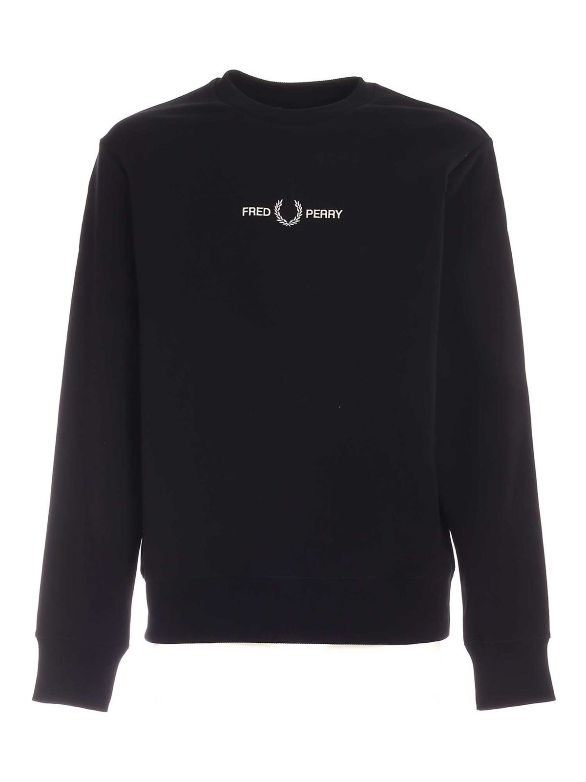 Fred Perry Sweatshirt - Schwarz - Schwarz - Herren | M2644102