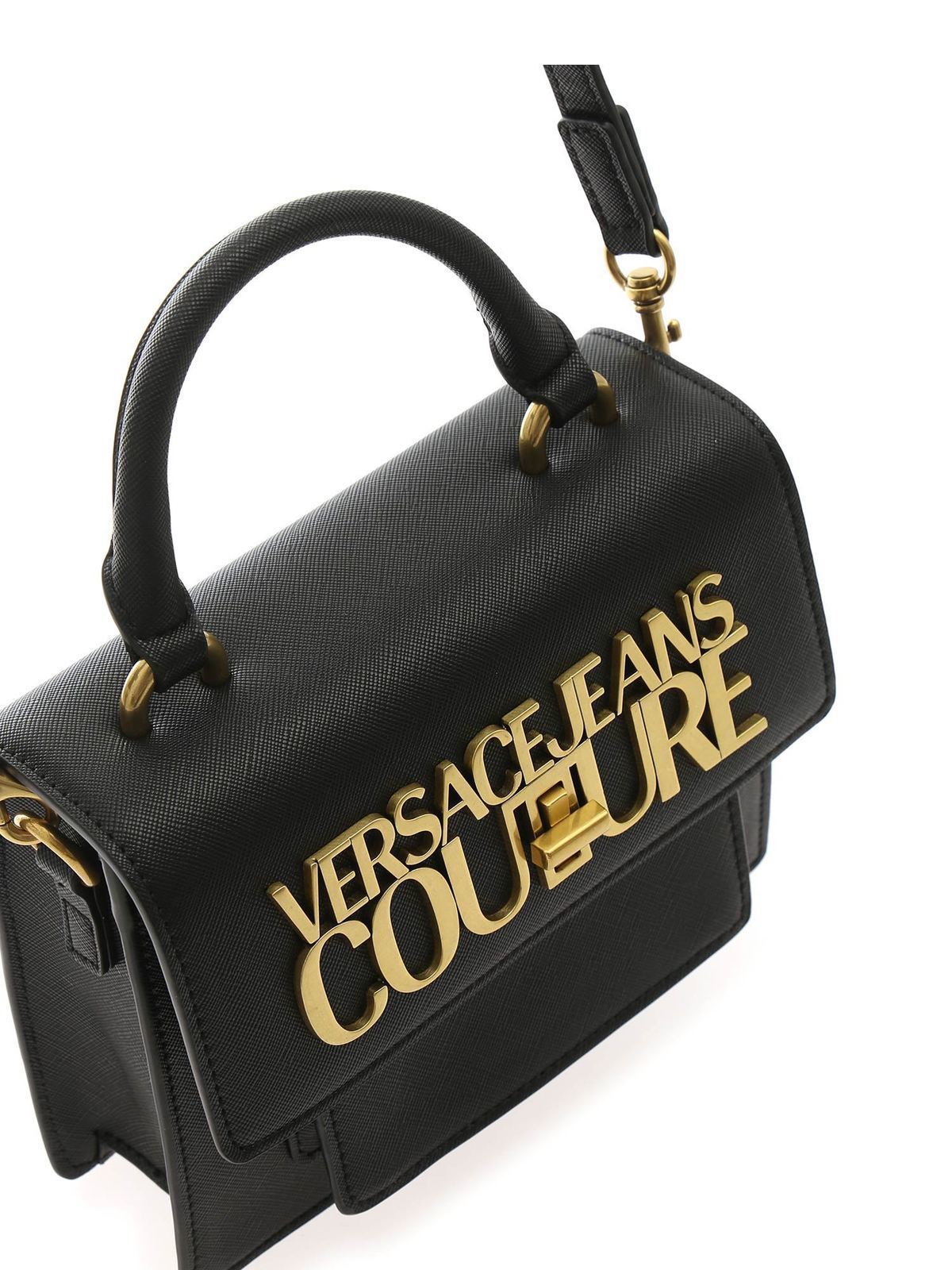 Cross body bags Versace Jeans Couture - Logo Lock bag in black ...