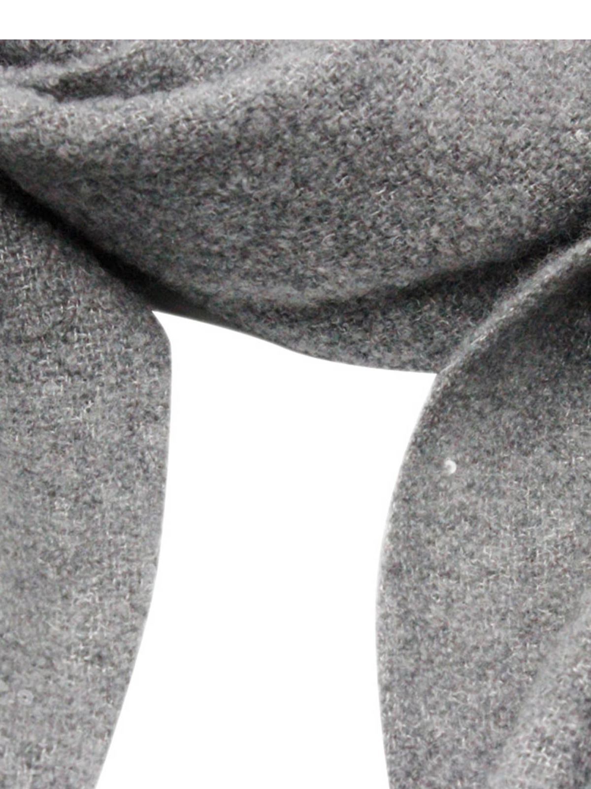 Écharpes Brunello Cucinelli - Écharpe - Gris - MSCDVSW05CR797