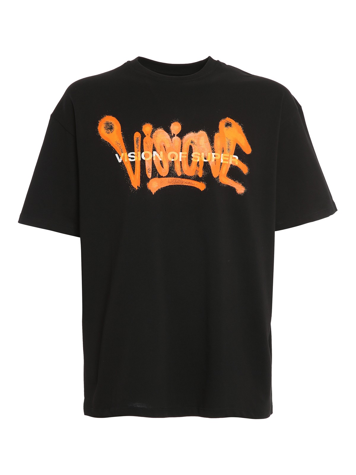Vision Of Super Sprayed effect print T-shirt - Men | B1SPRAYORBLACK