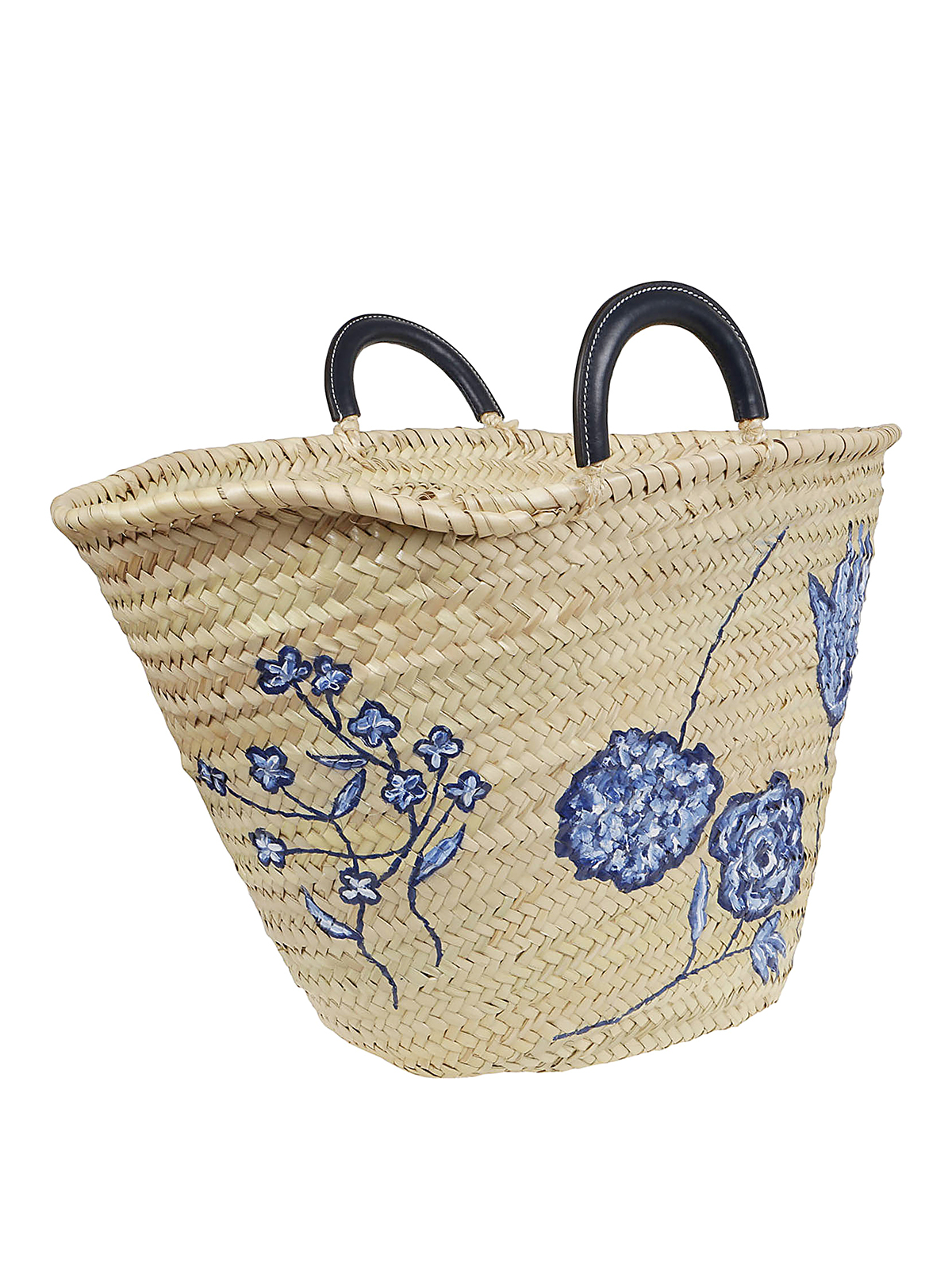 Polo Ralph Lauren Printed straw tote bag - Beige | 435841232001