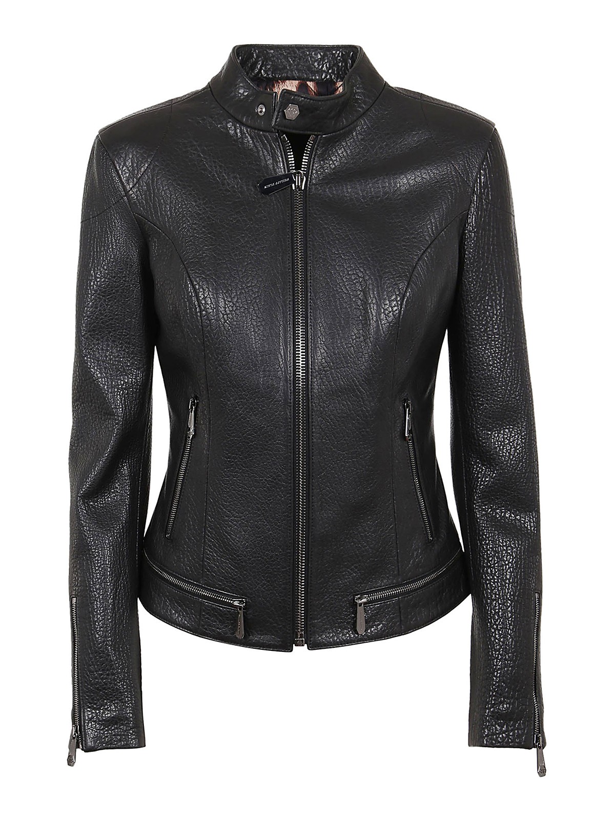 Chaquetas de cuero Philipp Plein - Chaqueta De Cuero - Negro ...