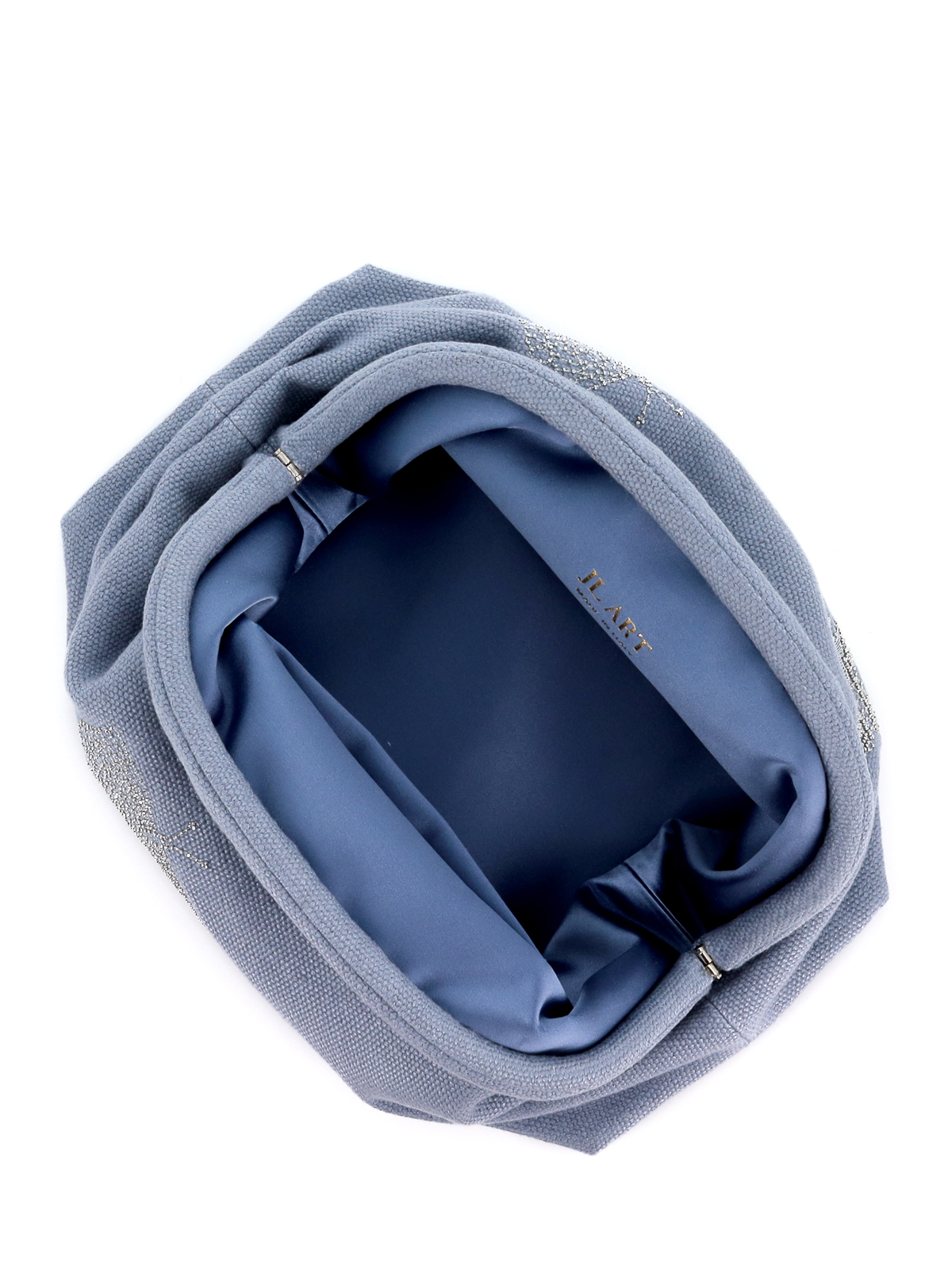 JL Art Linen butterfly clutch - Light Blue - Women | ARTN32
