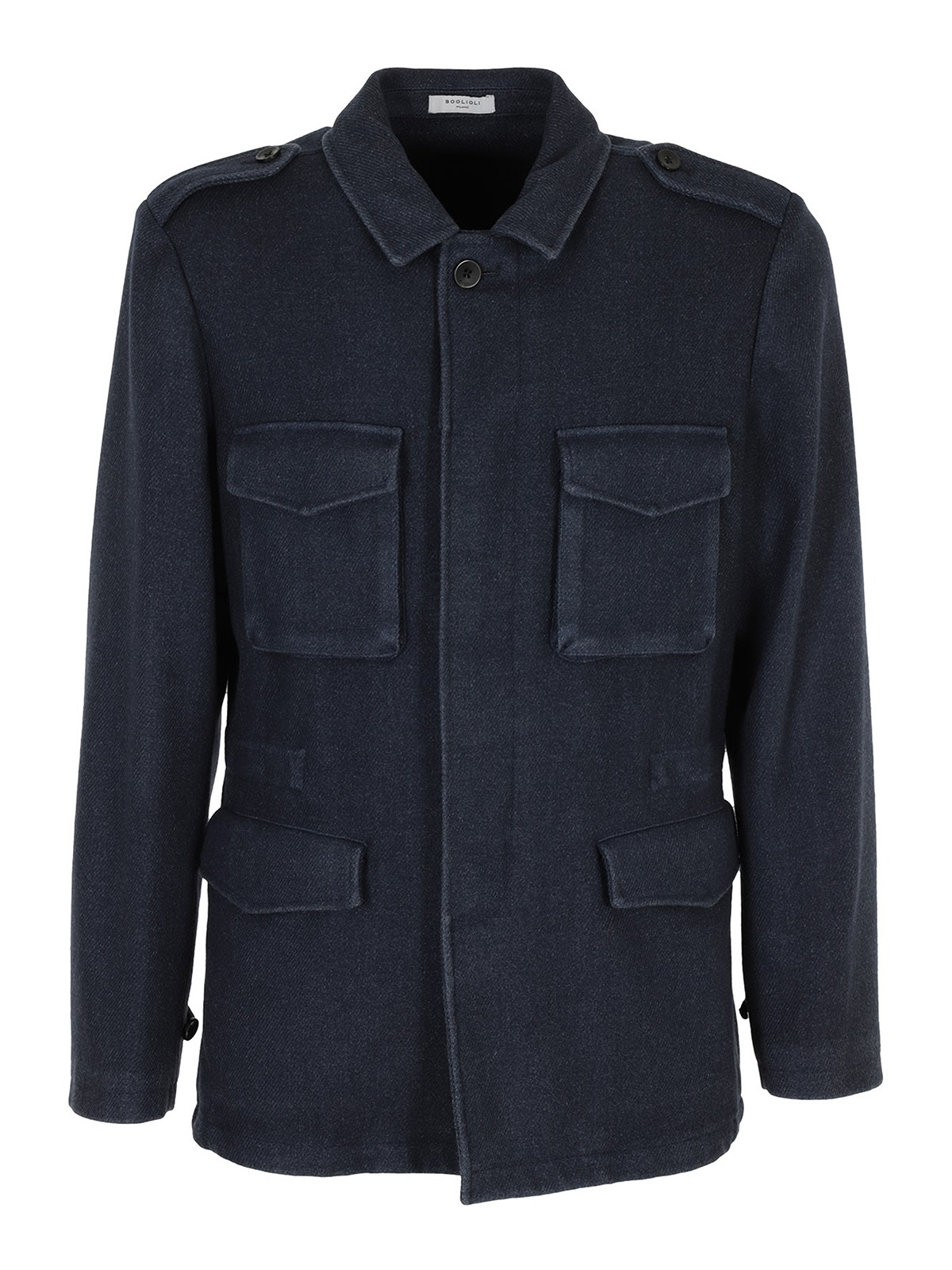 Boglioli Wool field jacket - Dark Blue - Men | OCT103BSC7110782