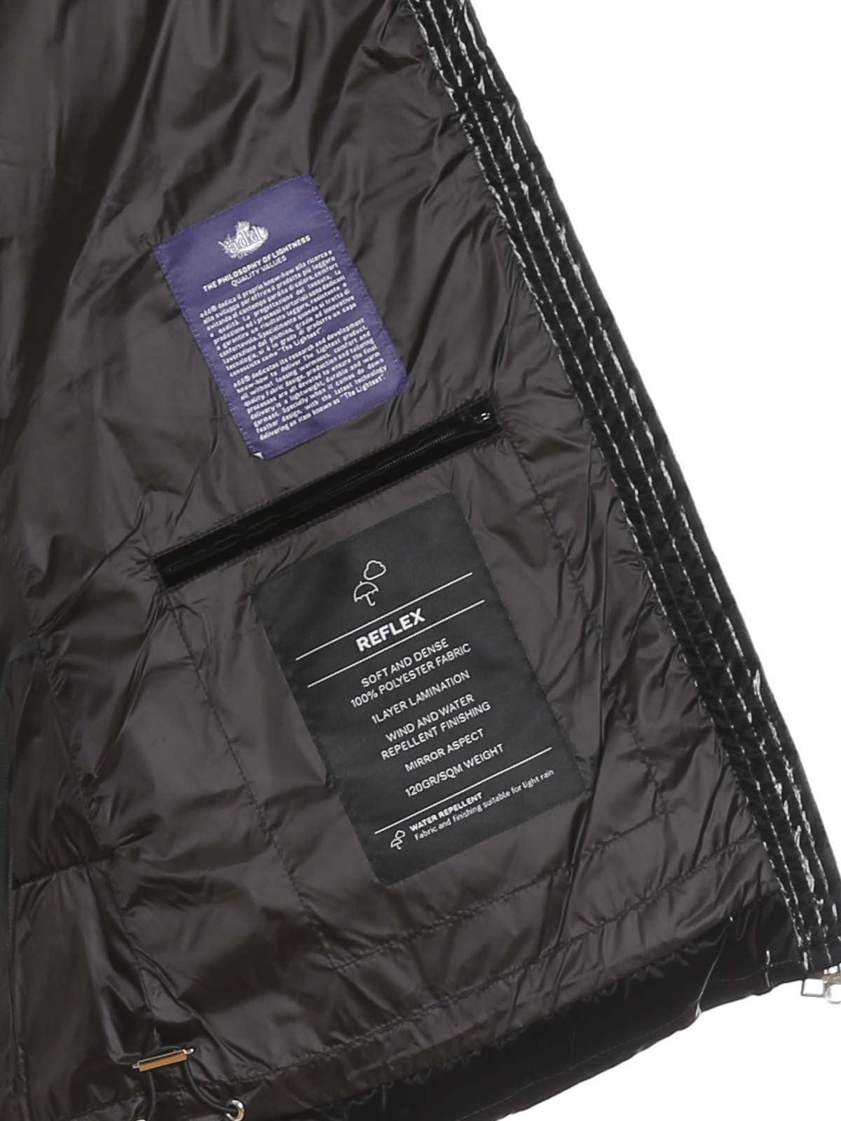 Padded jackets Add - Shiny Reflex nylon puffer jacket - WB158506