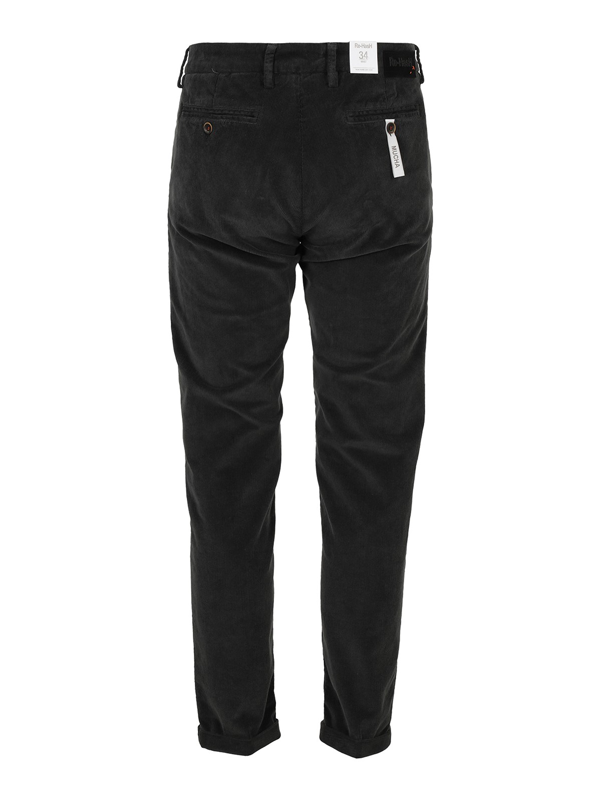 Casual trousers Re-Hash - Mucha velvet pants - P2494080BW58995402