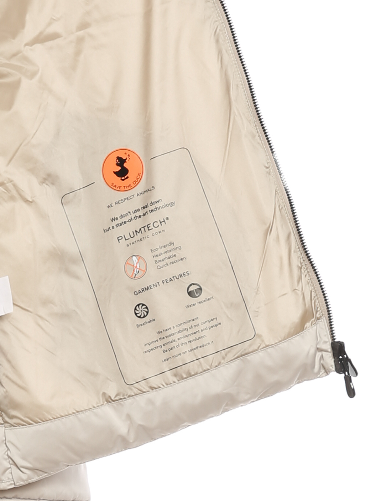 Save the Duck Madeline puffer jacket - Beige | D30381LILY1340012