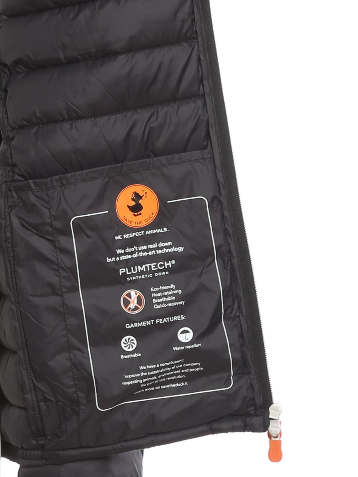 ダウン・ハイテクジャケット Save the Duck - Alexander black puffer jacket ...