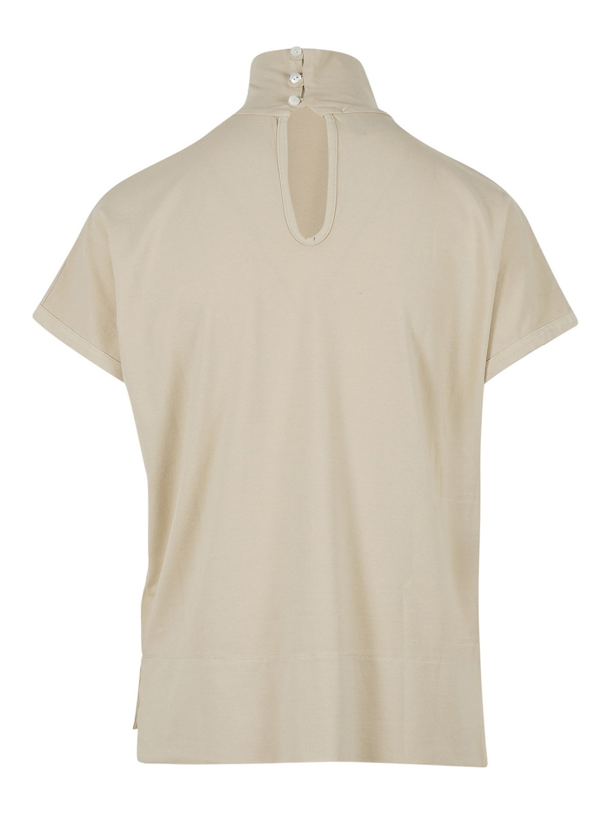 Alpha Studio Half-neck kimono - Light Brown - Women | AD6543H3260