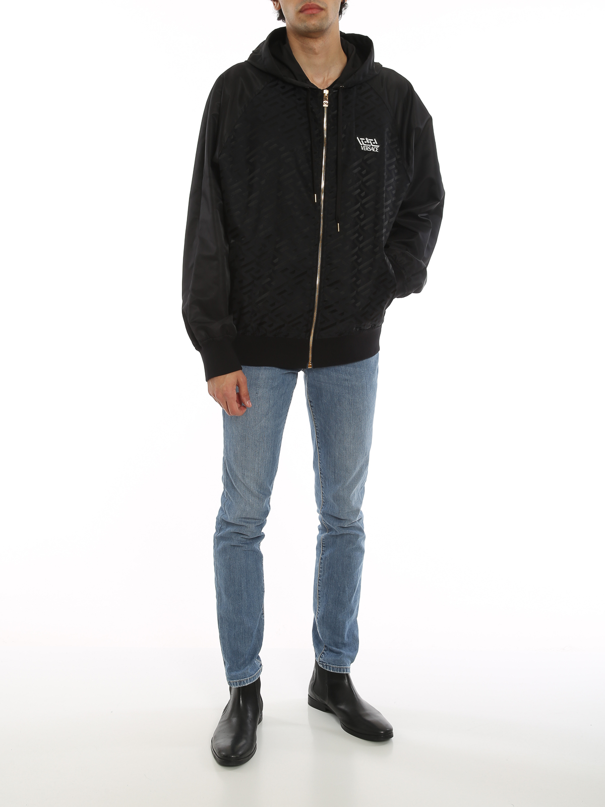 Versace Greca jacket - Black - Men | 10029751A021561B000