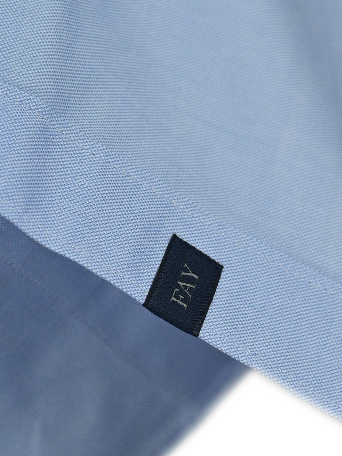 Fay Camicia in cotone Azzurro Uomo | NCMA1442590PJVU010