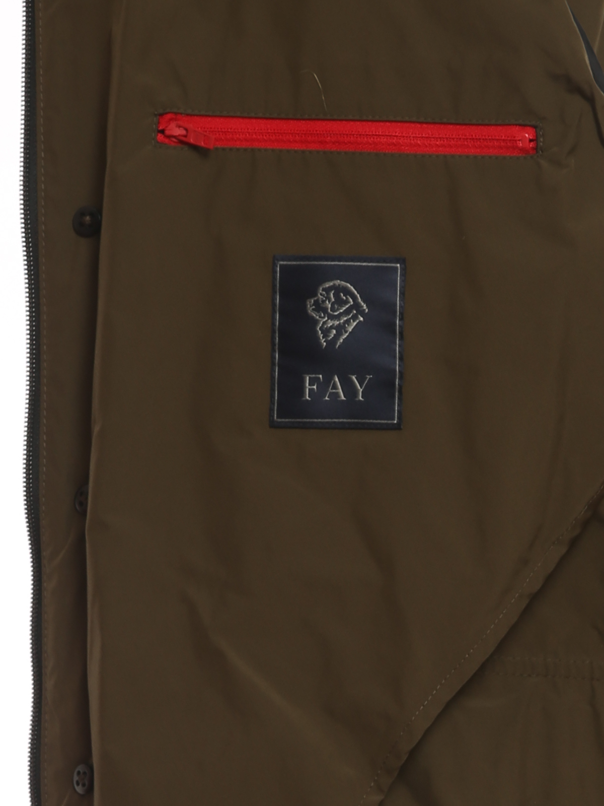 Fay Water repellent field jacket - Dark Green | NAM19440250HNBV602