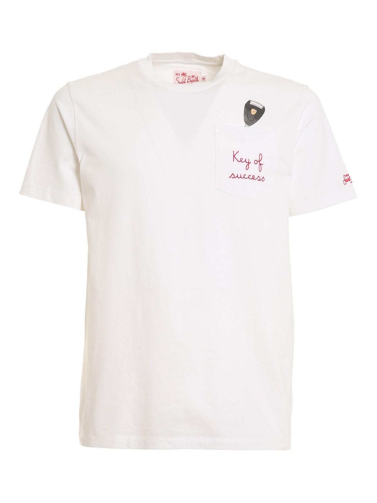 Mc2 Saint Barth Key of success Tee - White - Men | AUSTIN02603B