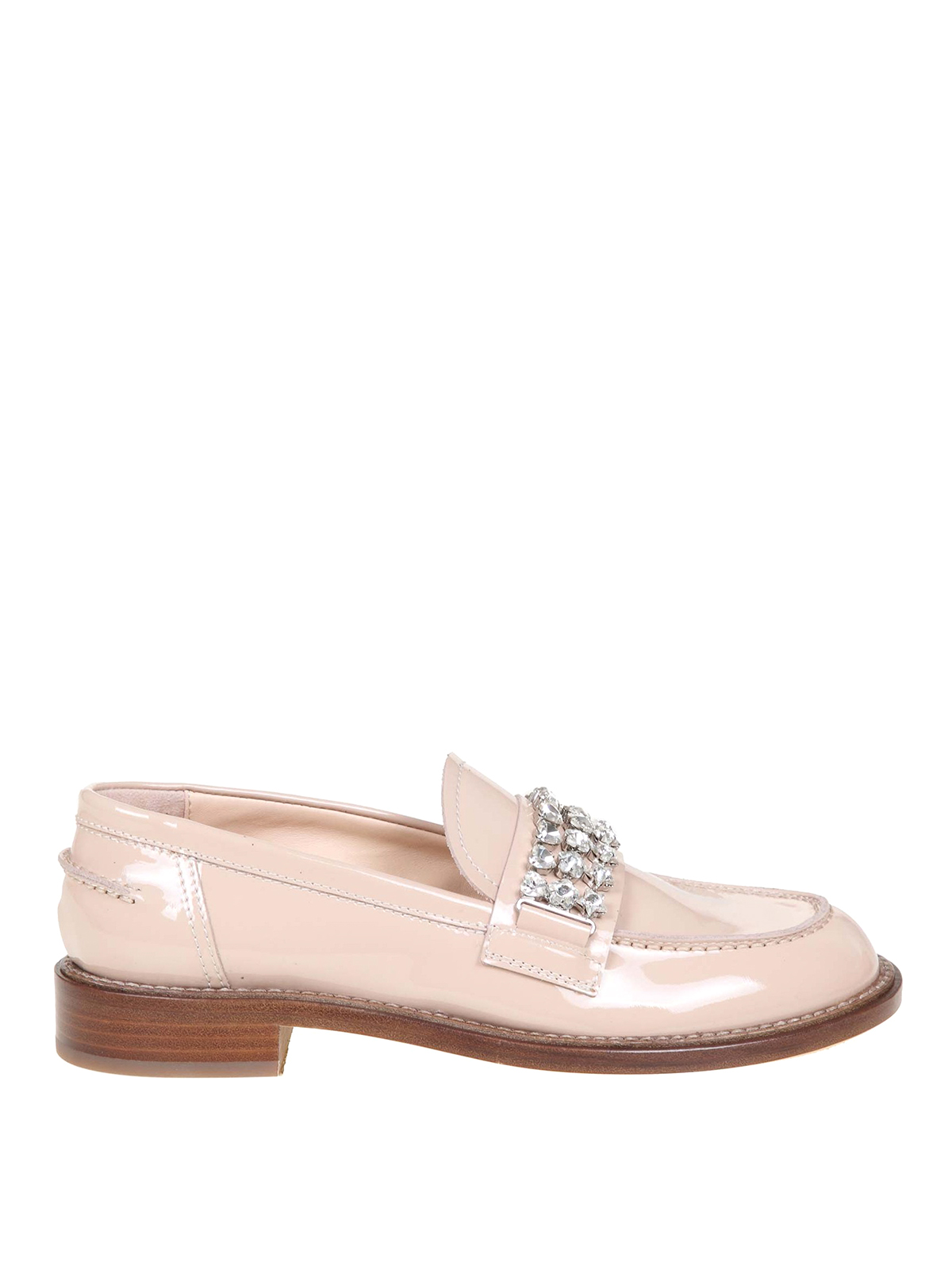 Loafers & Slippers AGL - Lola moccasin with rhinestones - D835013PC0549