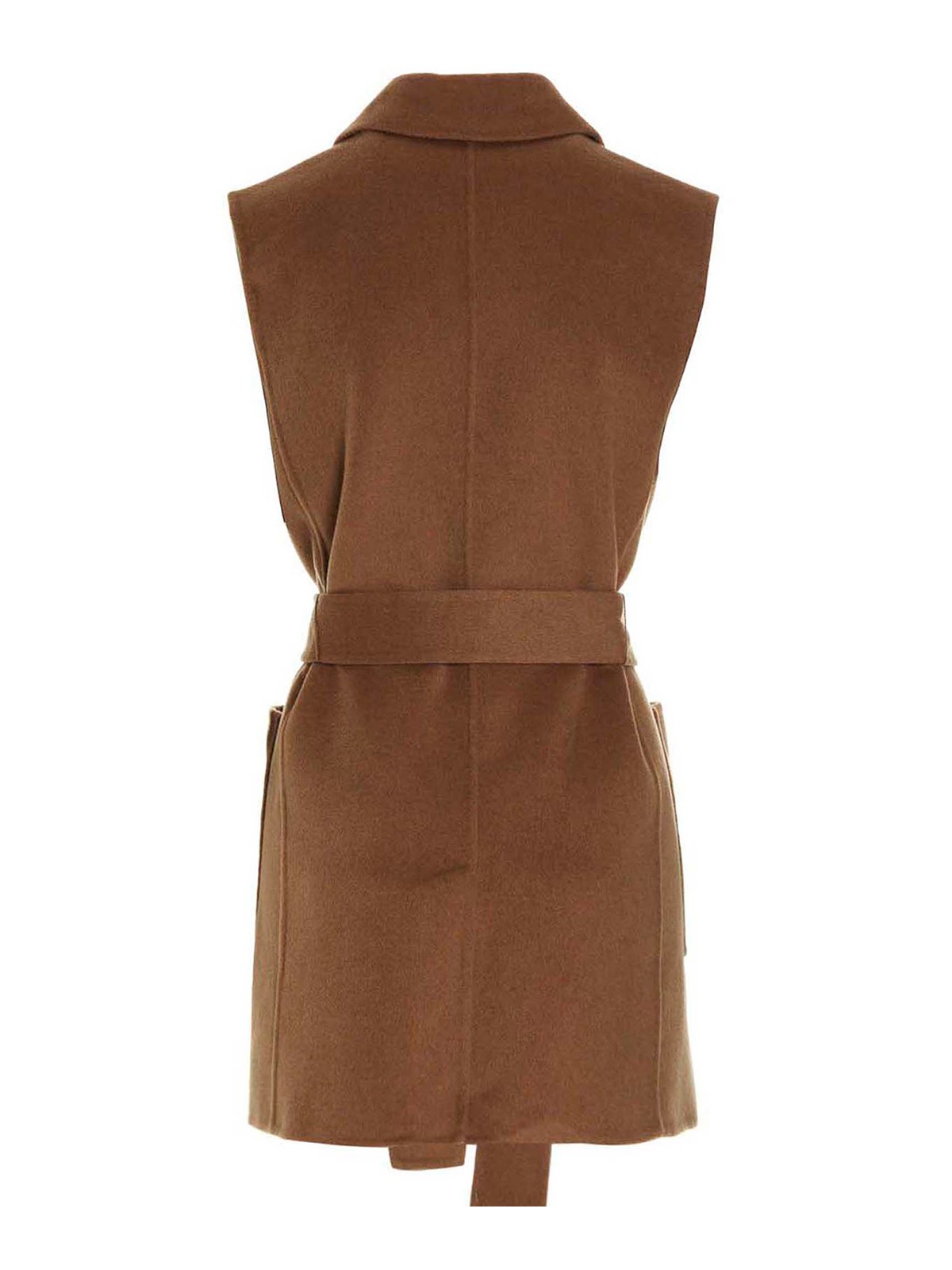 Vests Michael Kors - Wool belted vest - MU2207FGBX214 | thebs.com