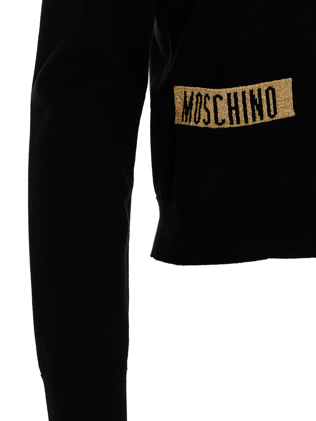 Cardigans Moschino - Lurex logo cardigan - 092155001555