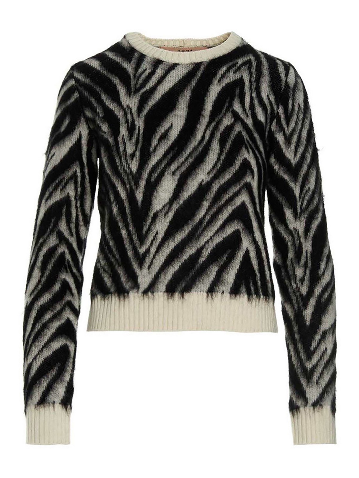 Crew necks N°21 - Animal patterned sweater - A04070860001