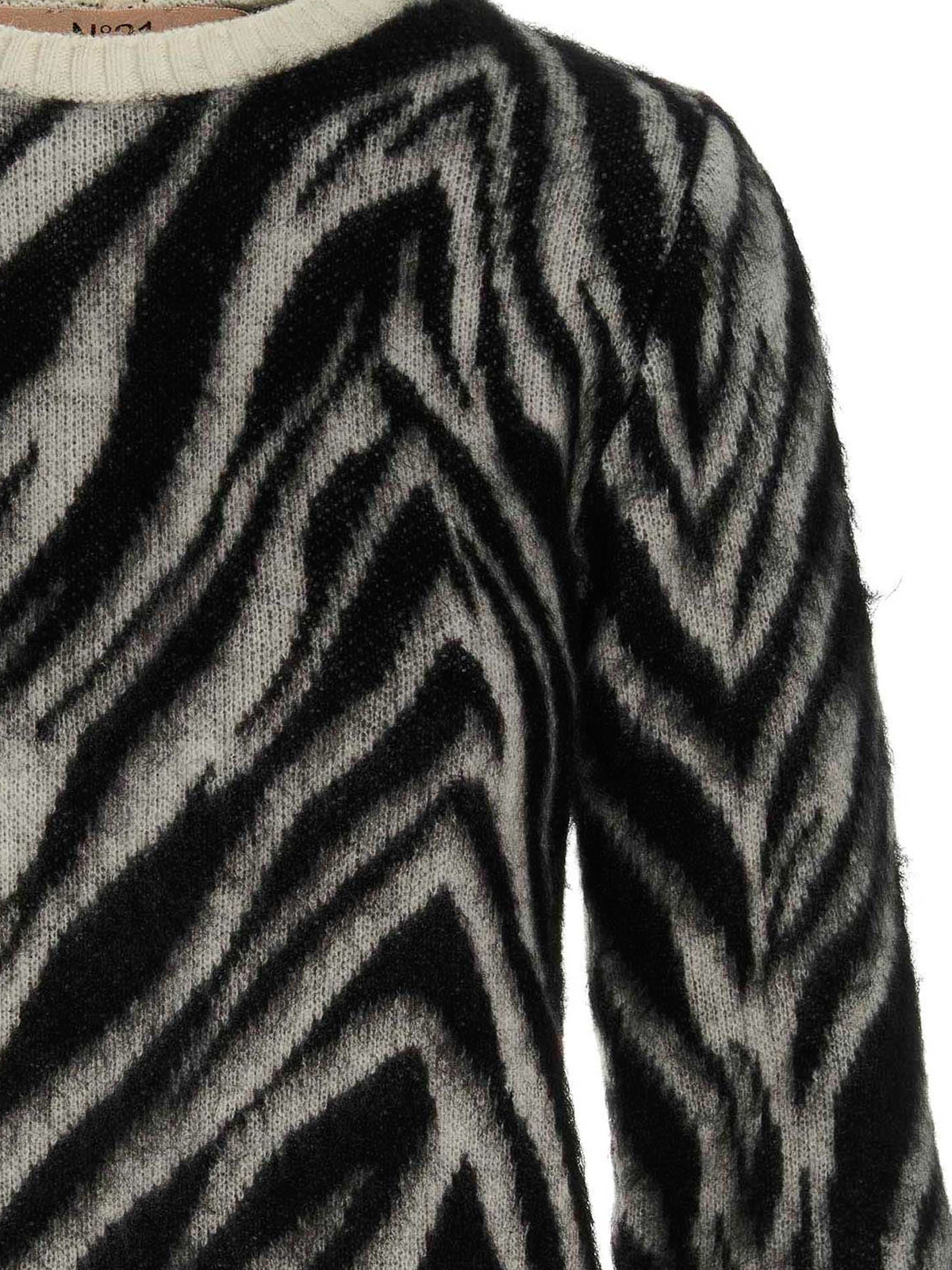 Crew necks N°21 - Animal patterned sweater - A04070860001