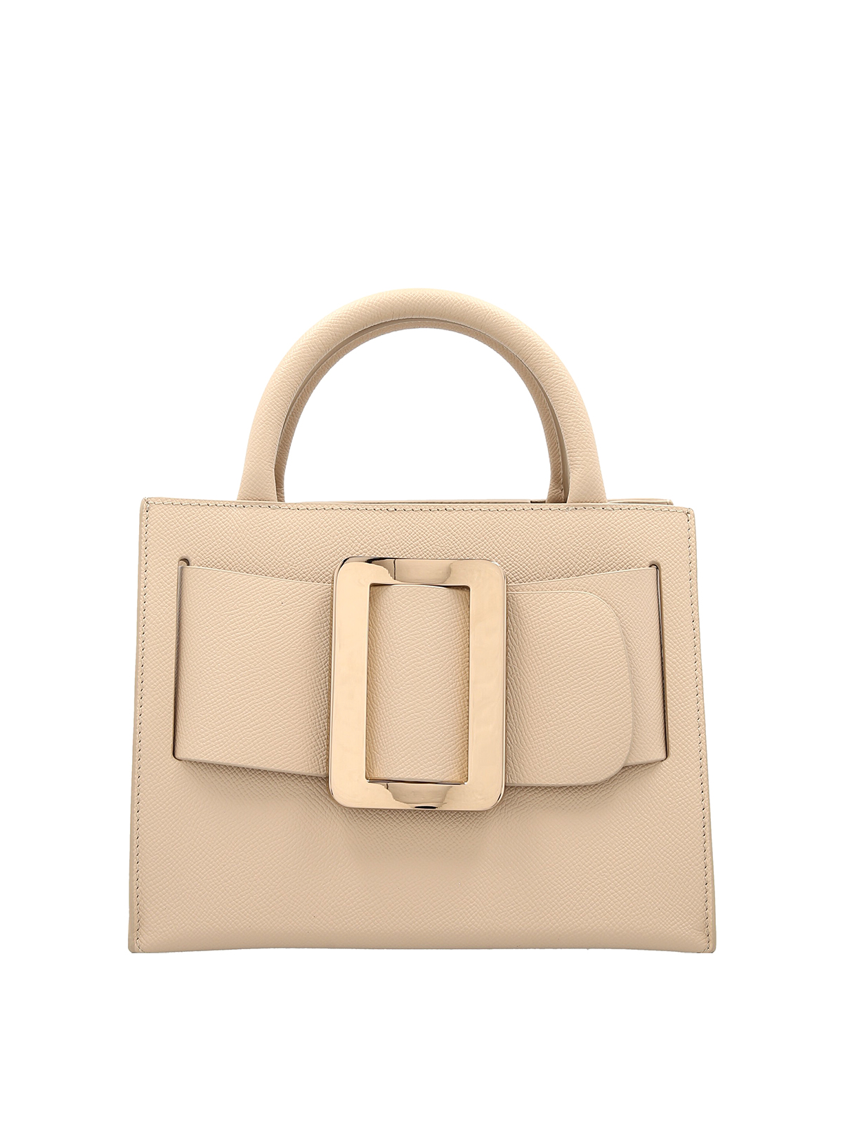 Boyy Bobby 23 Epsom Handbag | BOBBY23EPSOMMETALLICGOLDBUCKLECSCSDIVORY