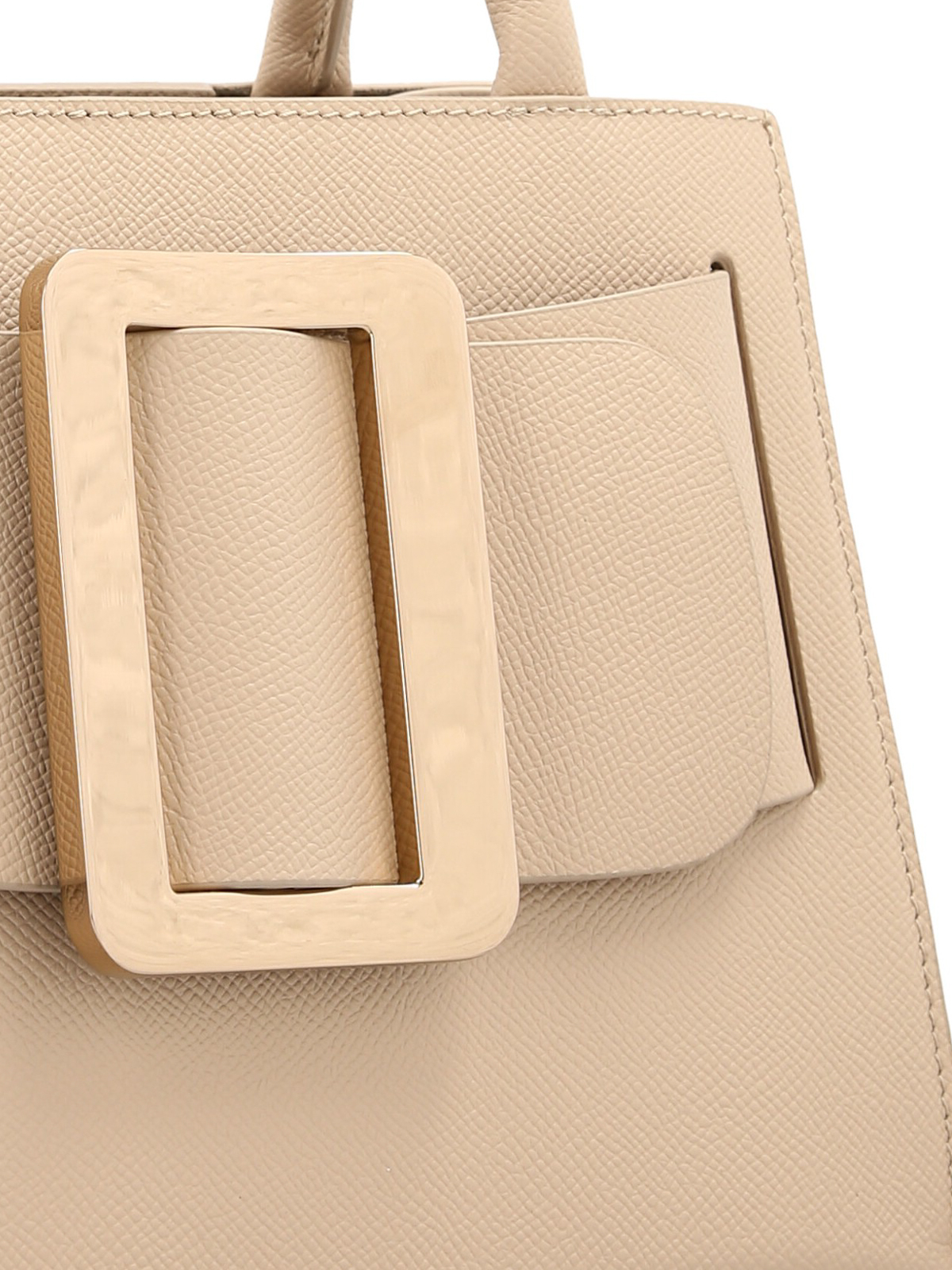 Boyy Bobby 23 Epsom Handbag | BOBBY23EPSOMMETALLICGOLDBUCKLECSCSDIVORY