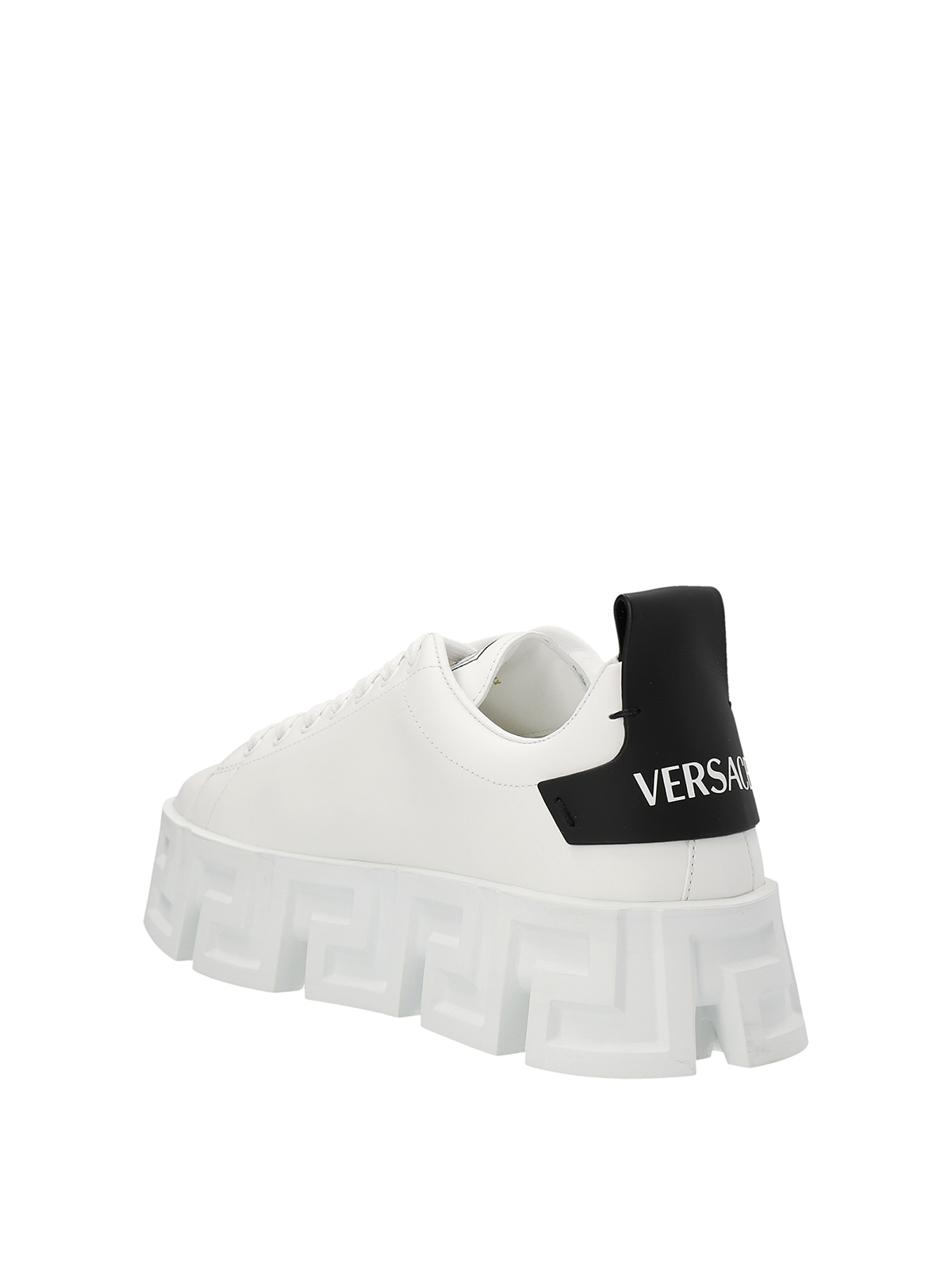 Trainers Versace - Leather sneakers - 10031341A025002W790 | thebs.com