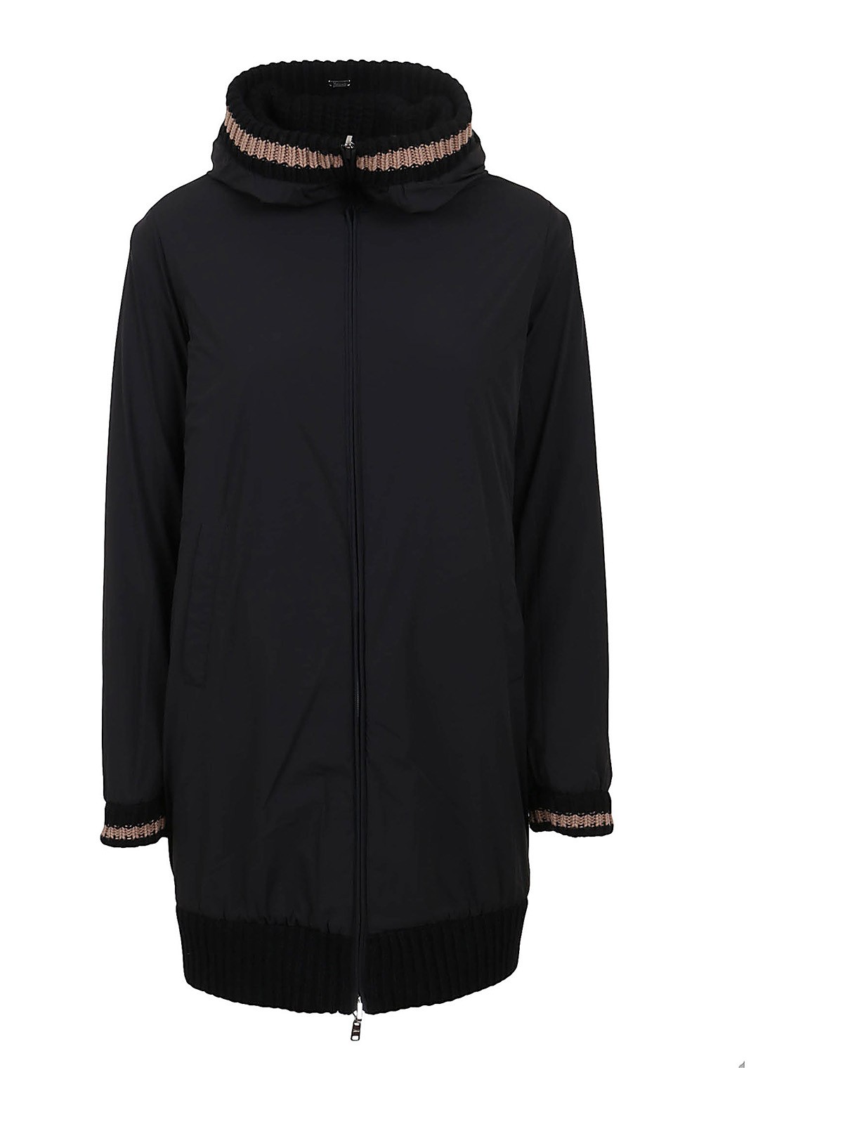 Herno Tech fabric puffer jacket - Black | MC00005DR700169300