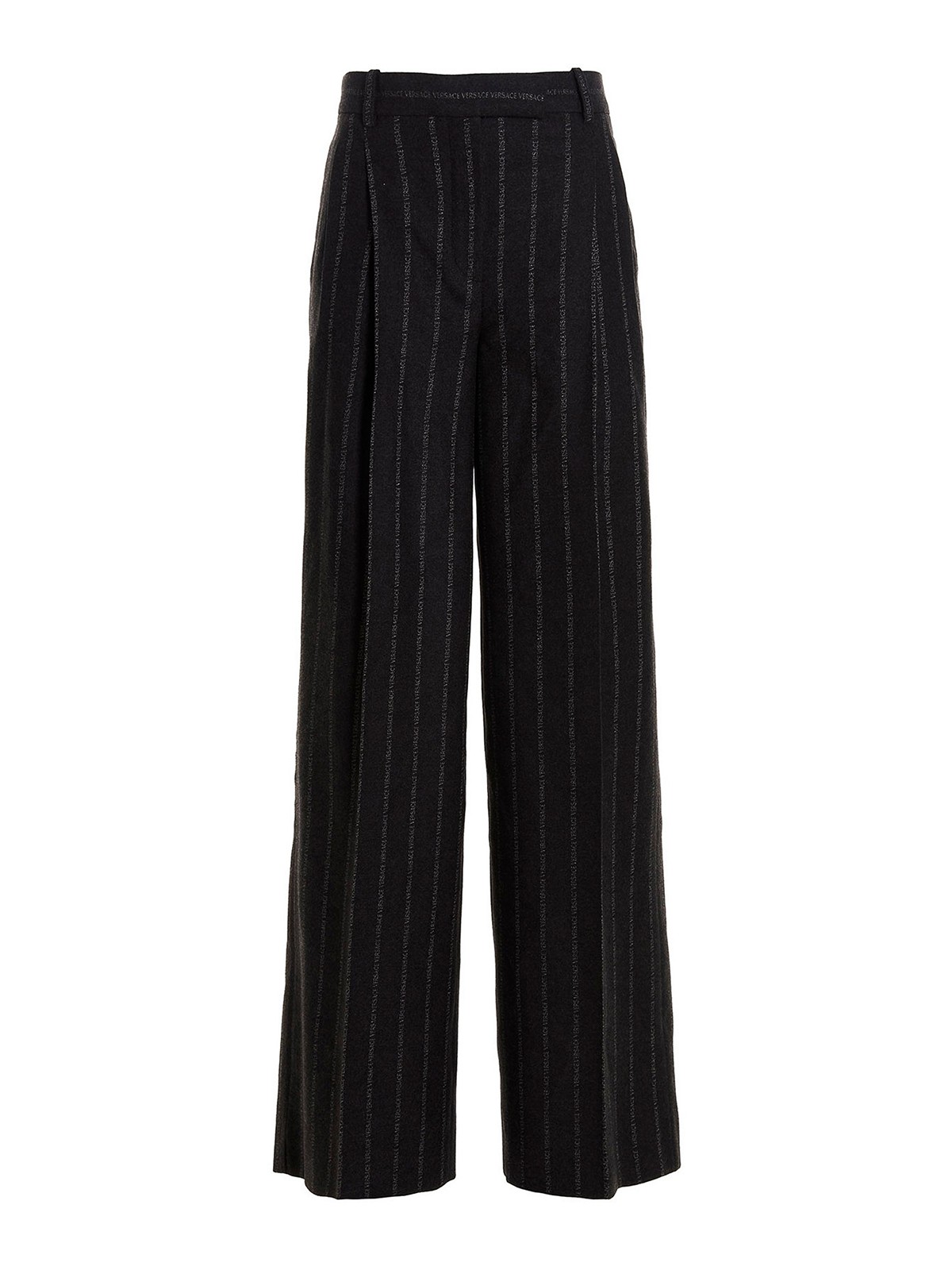 Tailored & Formal trousers Versace - Logo trousers - 10066741A053021E510