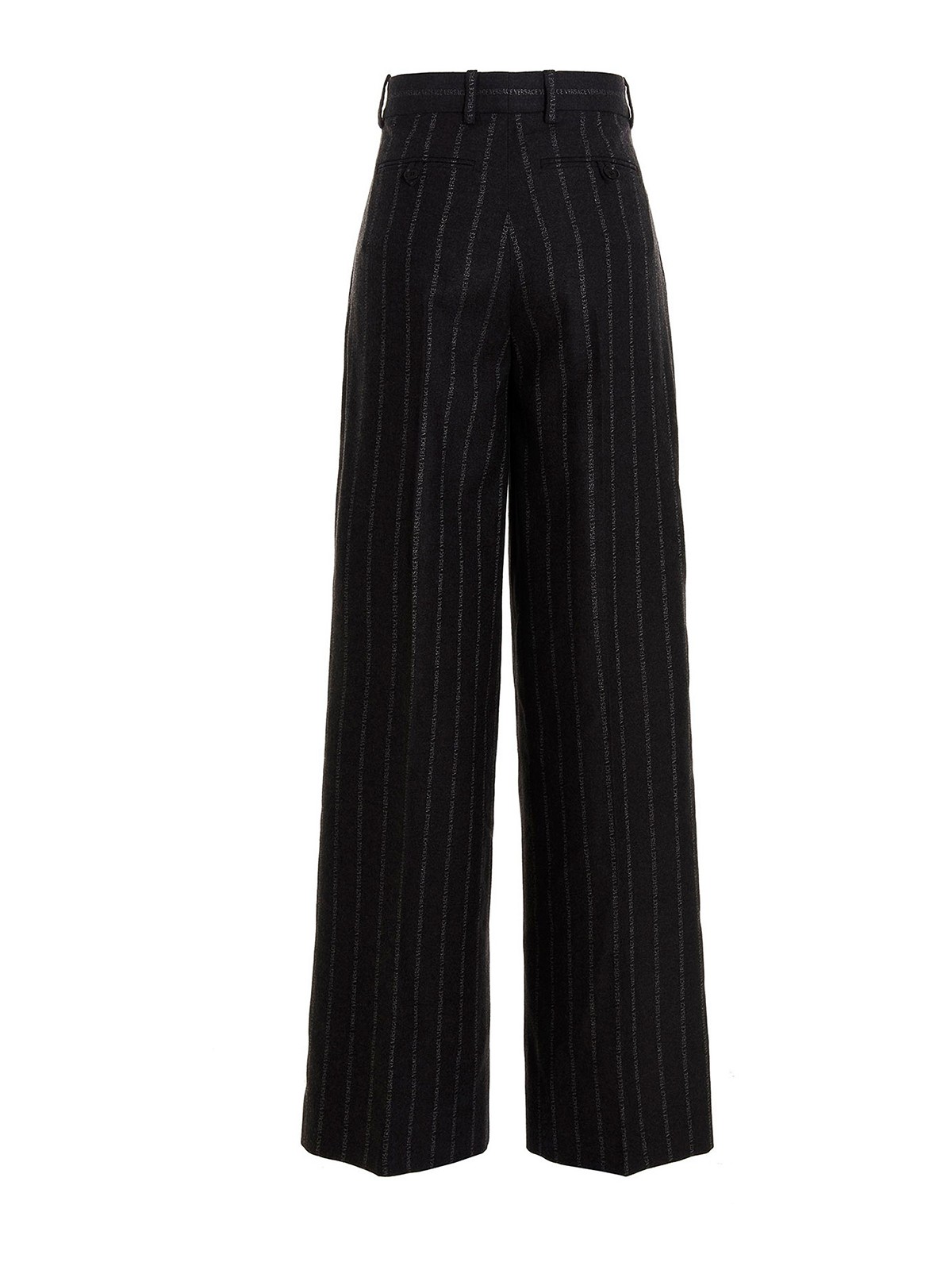 Tailored & Formal trousers Versace - Logo trousers - 10066741A053021E510