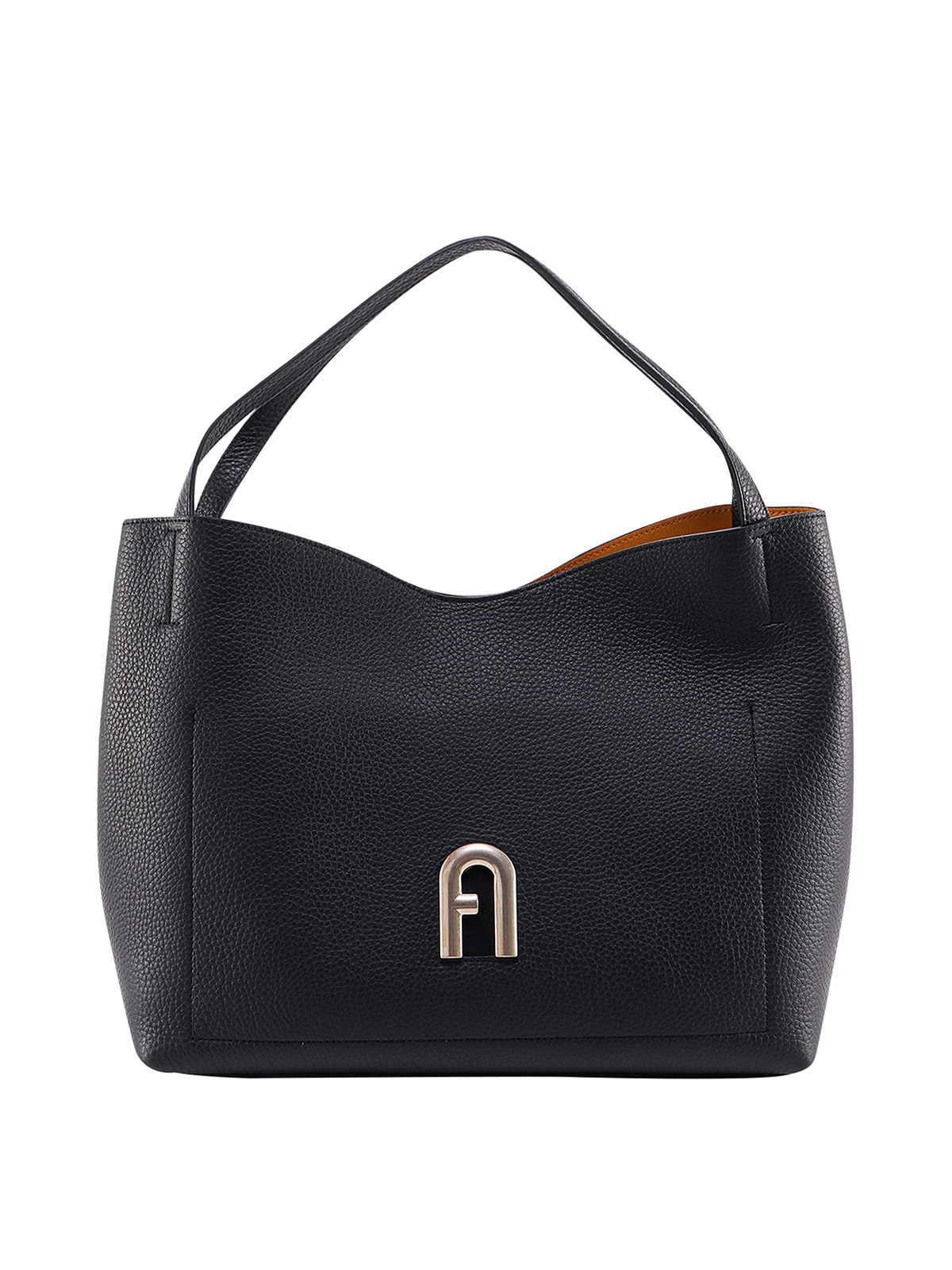 Totes bags Furla - Primula leather handbag with metal logo ...