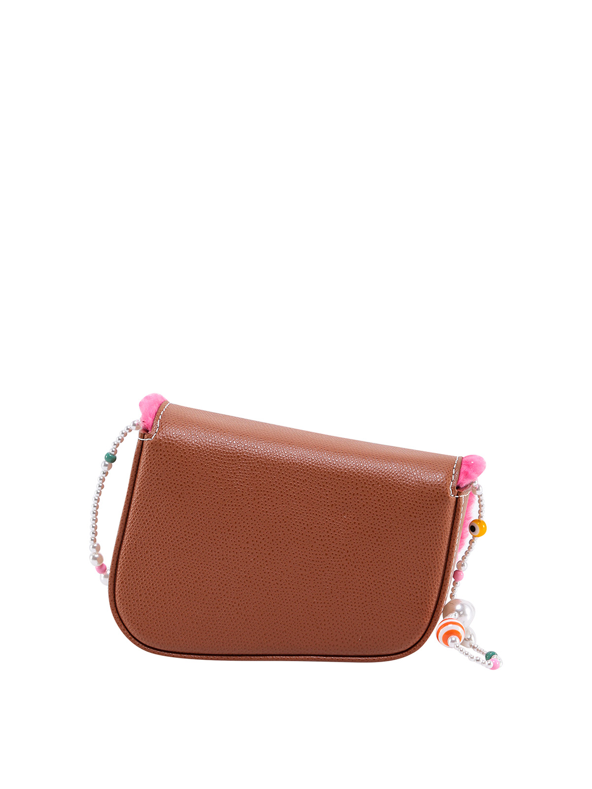 Palm Angels Shoulder bag with frontal iconic logo|PWNQ010F22LEA0026001