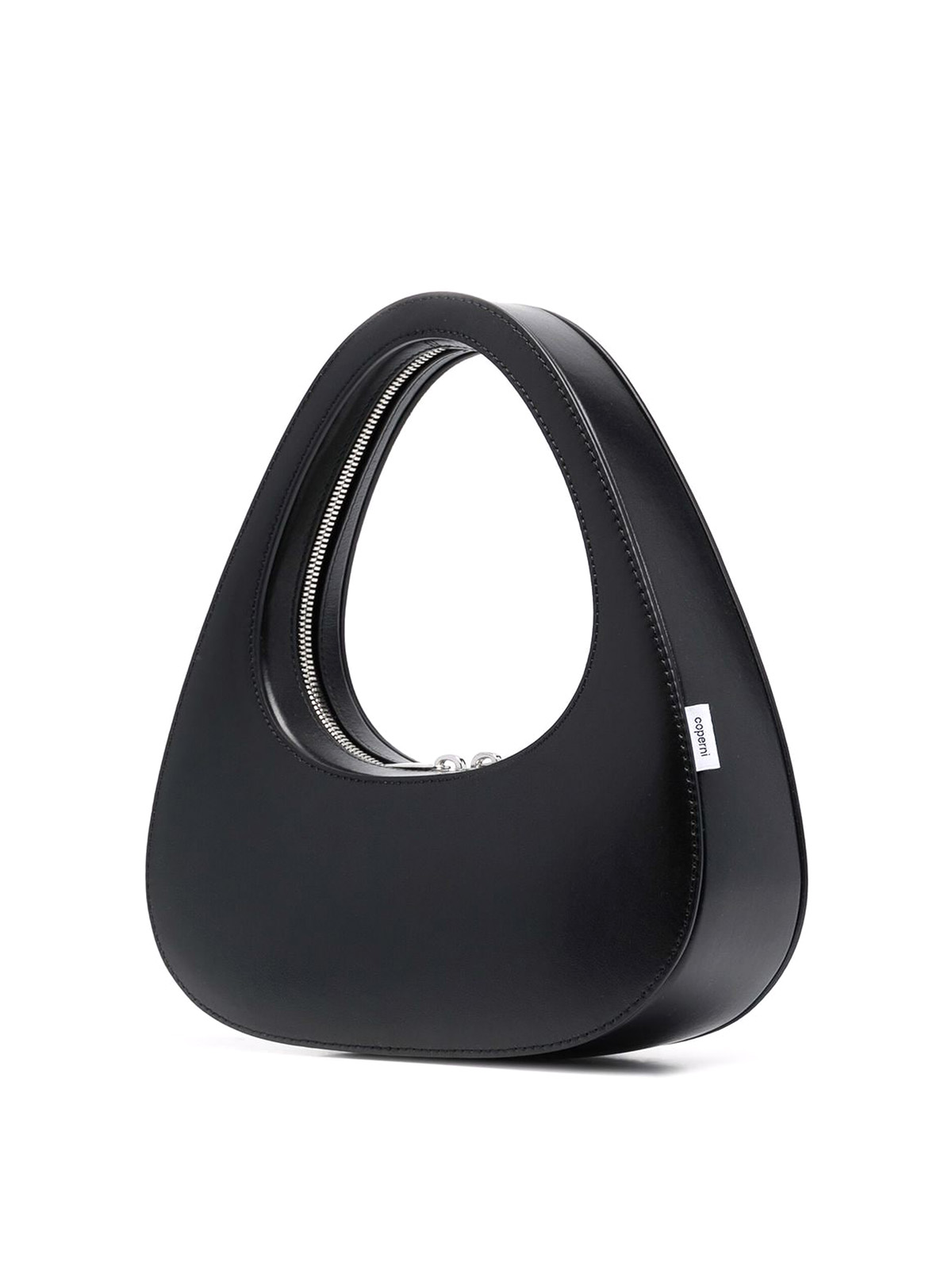 Shoulder bags Coperni - Black leather swipe leather tote bag - BA04405BLACK