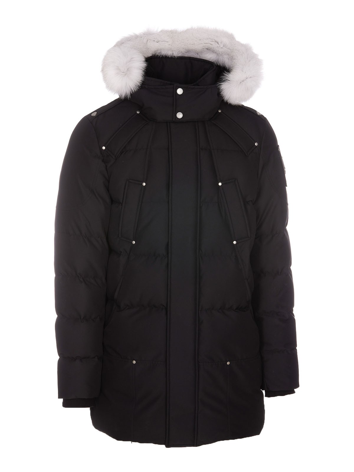 Moose Knuckles Tech fabric padded coat - Black - Men | M32MP221290