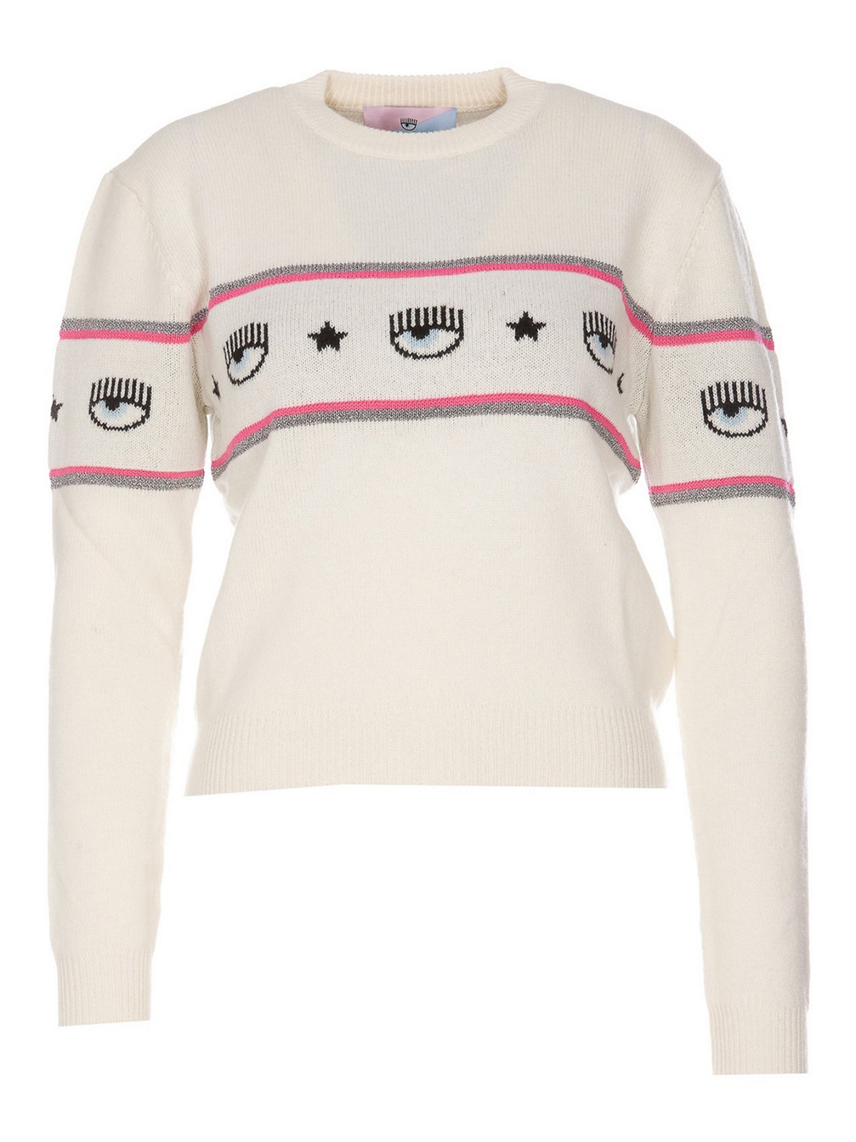 Chiara Ferragni Wool blend sweater - White | 73CBFM24CMA10005