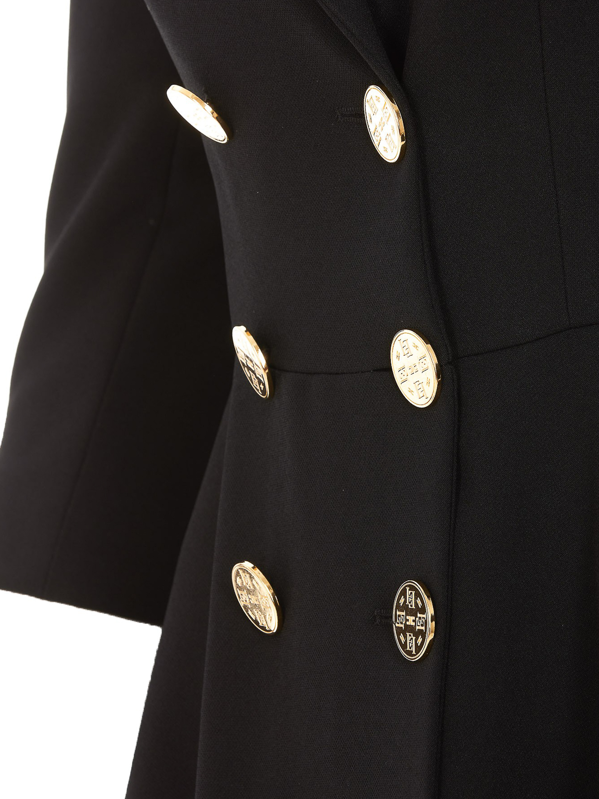 Short dresses Elisabetta Franchi - Tech fabric robe manteau - AB19026E2110