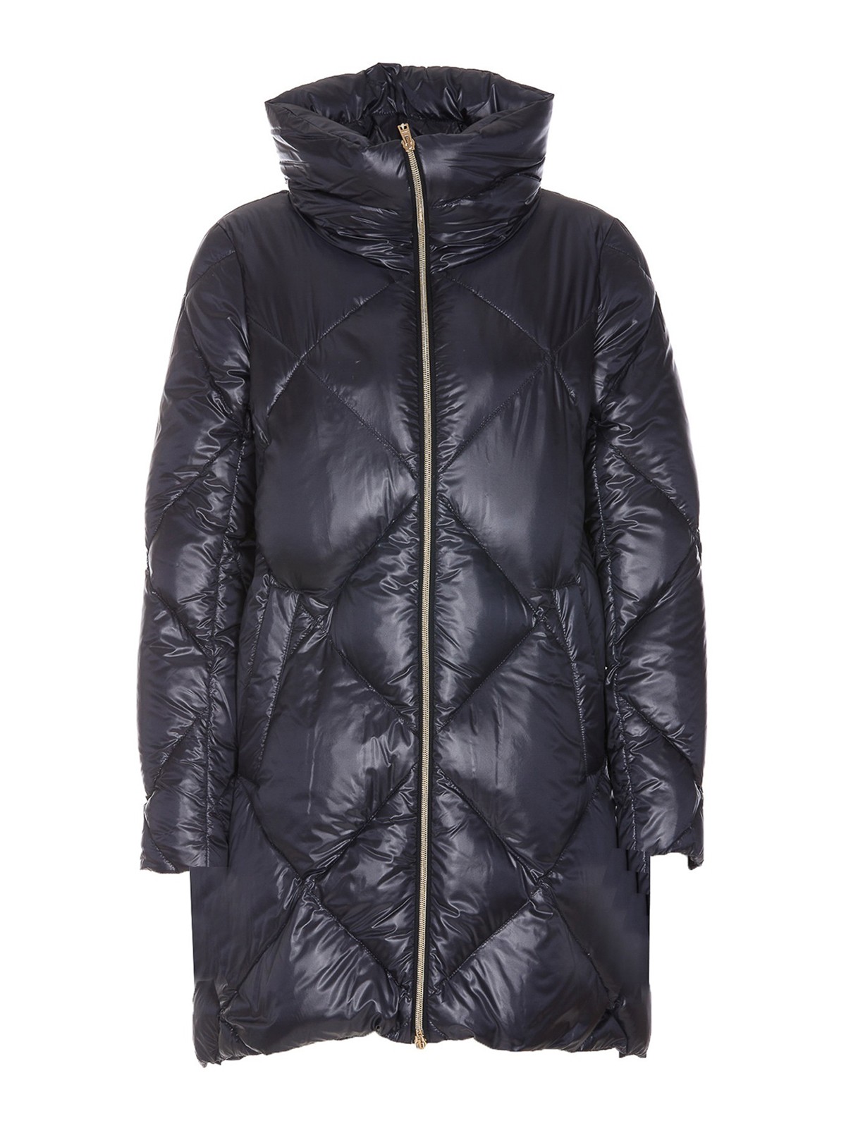 Herno Tech fabric puffer jacket - Blue - Women | PI001518D120179202