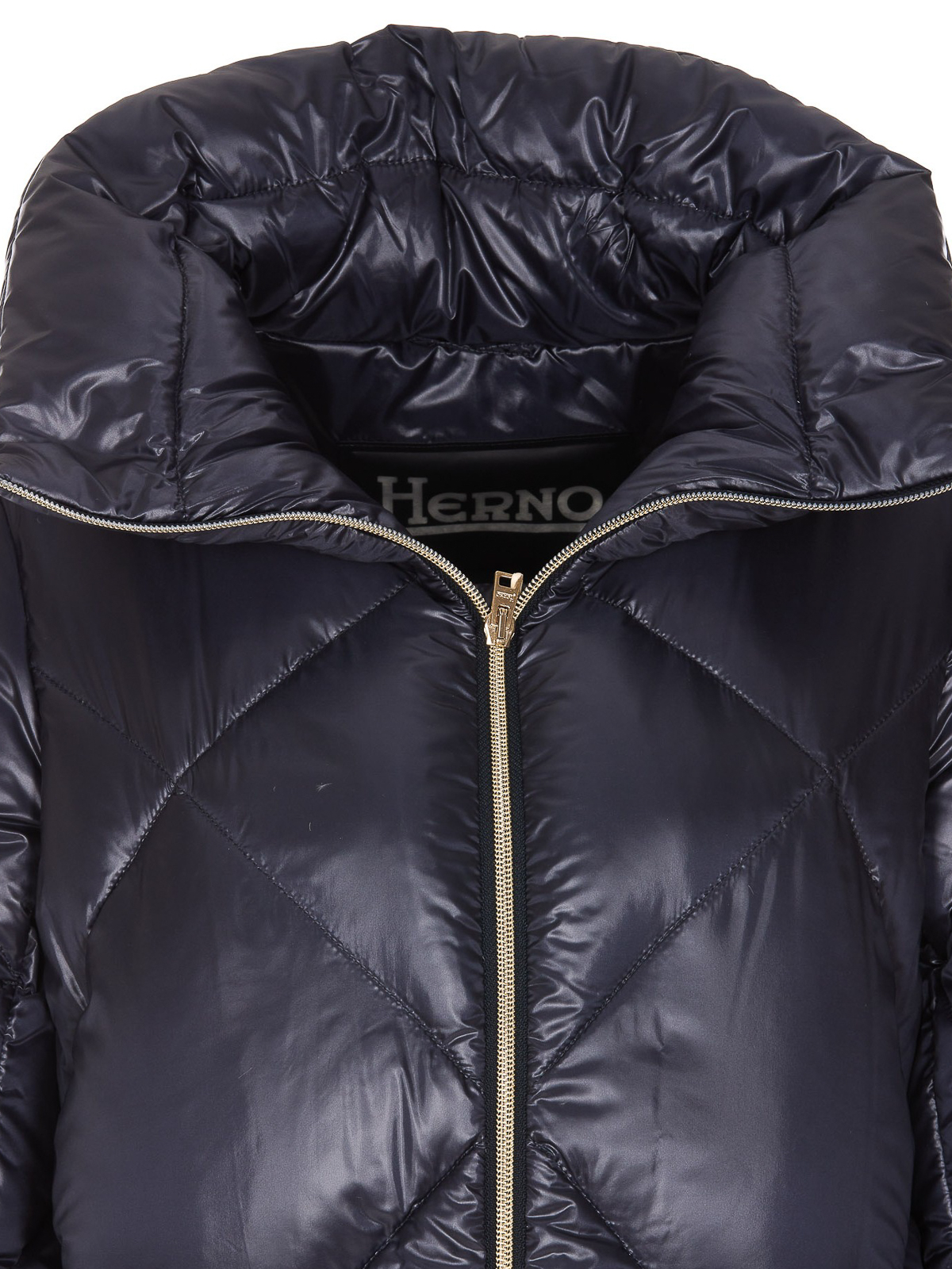 Herno Tech fabric puffer jacket - Blue - Women | PI001518D120179202