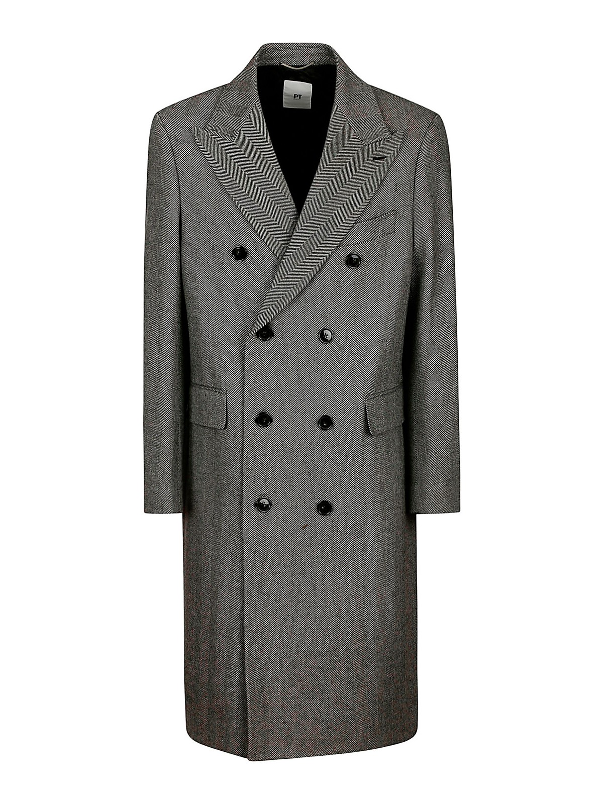 Pt Torino Double breast coat - White - Men | TL2FCD010LACCX260010