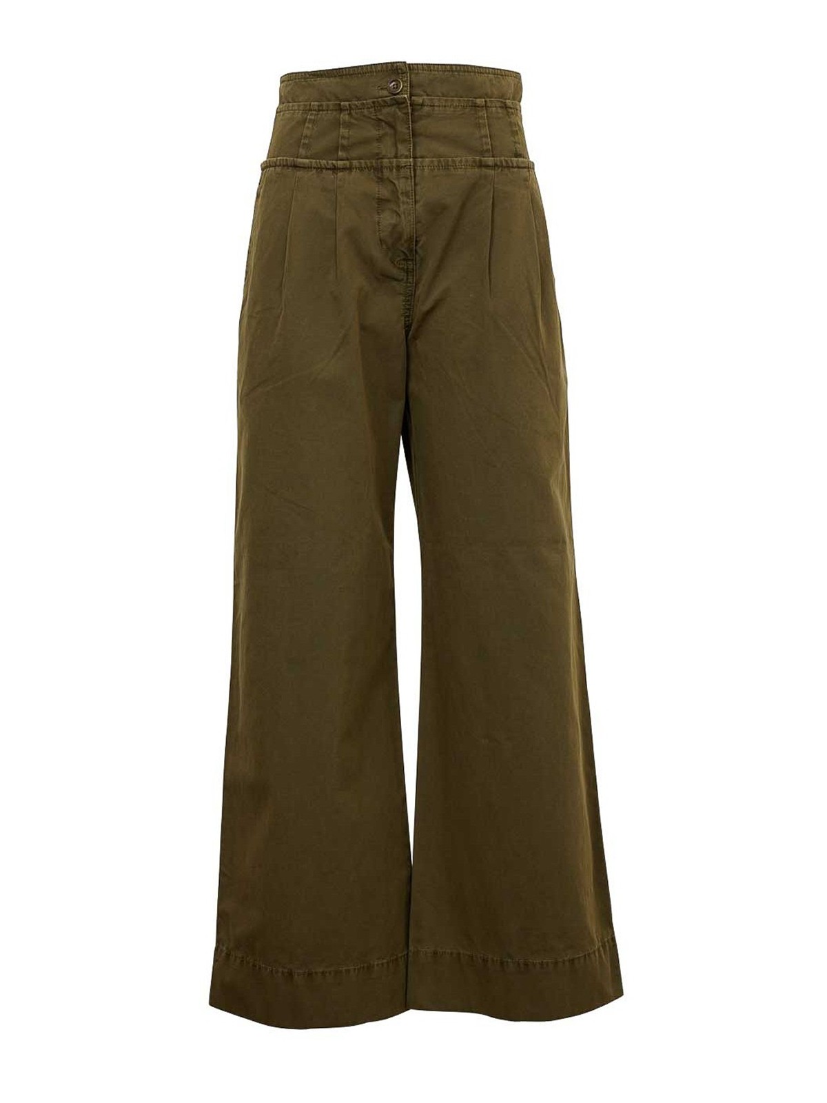 Ulla Johnson Constance pants - Dark Green - Women | PF220404BEECH