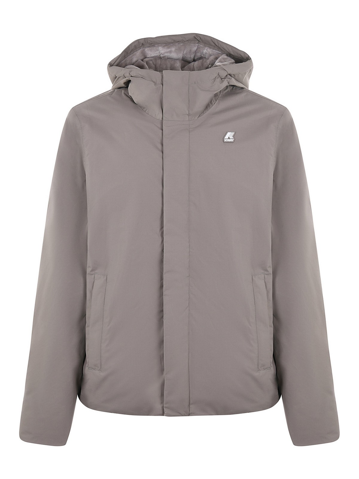K-way Nylon puffer jacket - Grey - Men | K1119KWAH5 | thebs.com