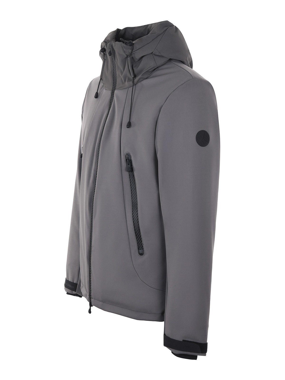 People of Shibuya Tech fabric puffer jacket - Grey | HANEDAPM862970