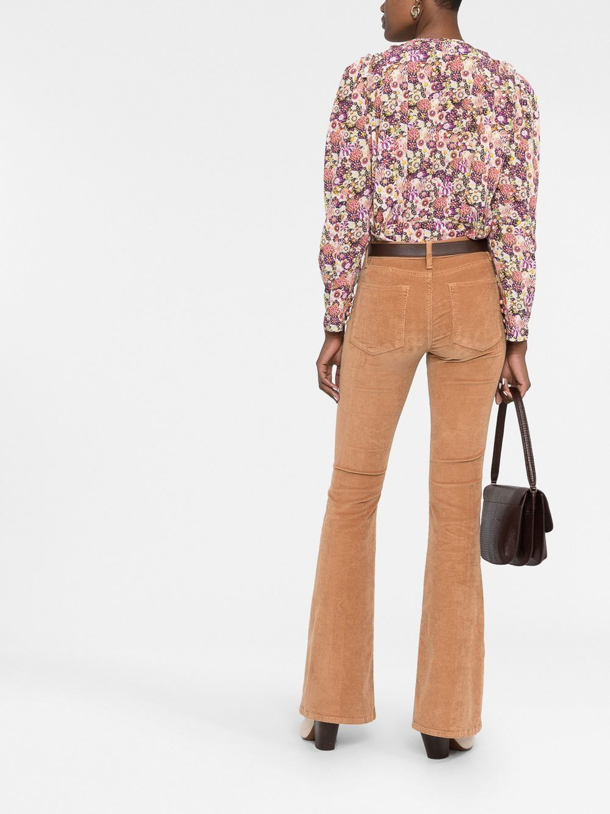 Flared jeans Frame - Le High Flare Cord jeans - LHFCD820ALATT | thebs.com