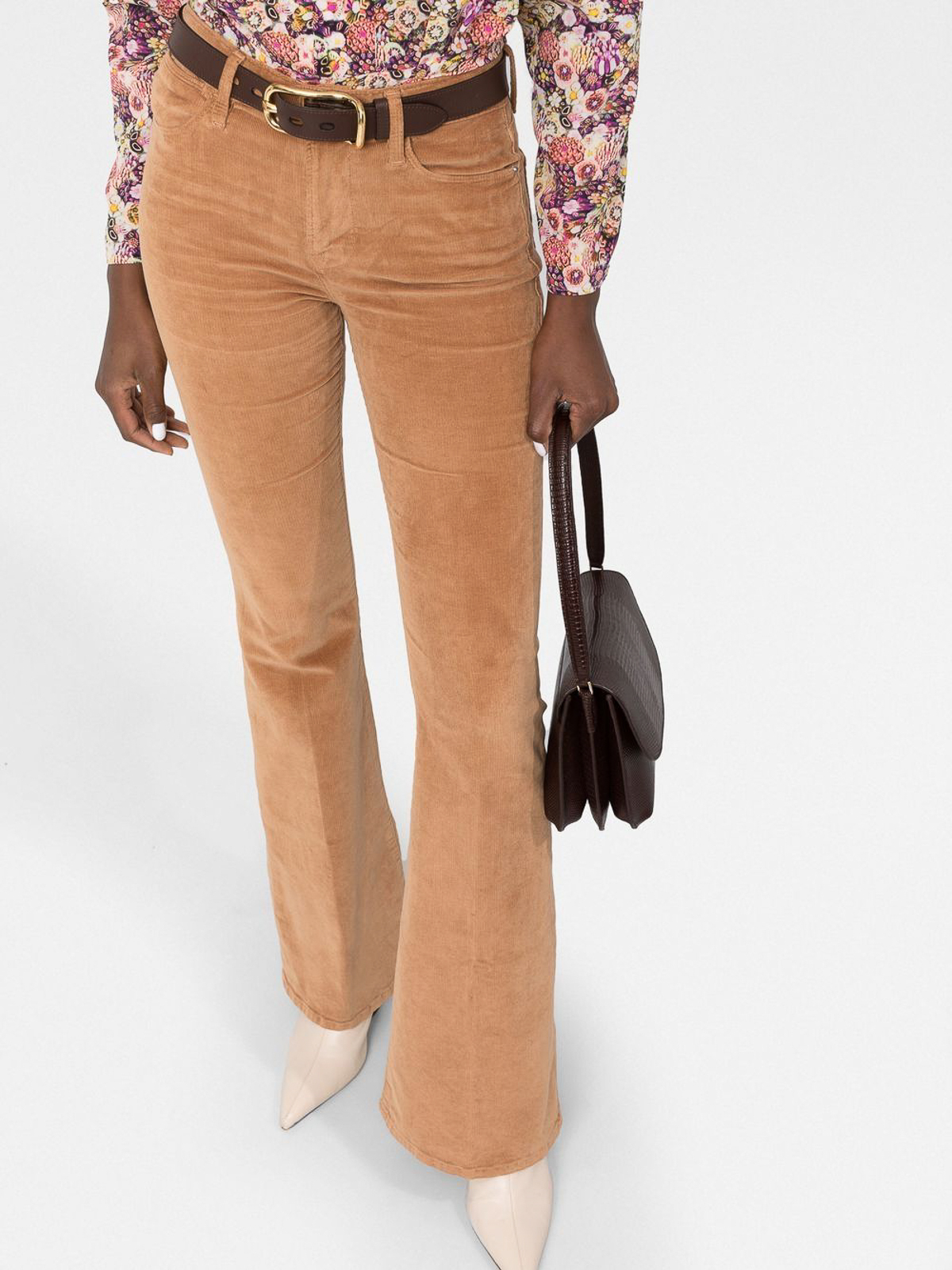 Flared jeans Frame - Le High Flare Cord jeans - LHFCD820ALATT | thebs.com