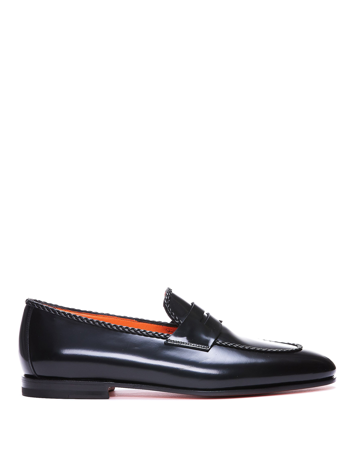 Loafers & Slippers Santoni - Leather loafers - MCNC18399SA4BPOHN01