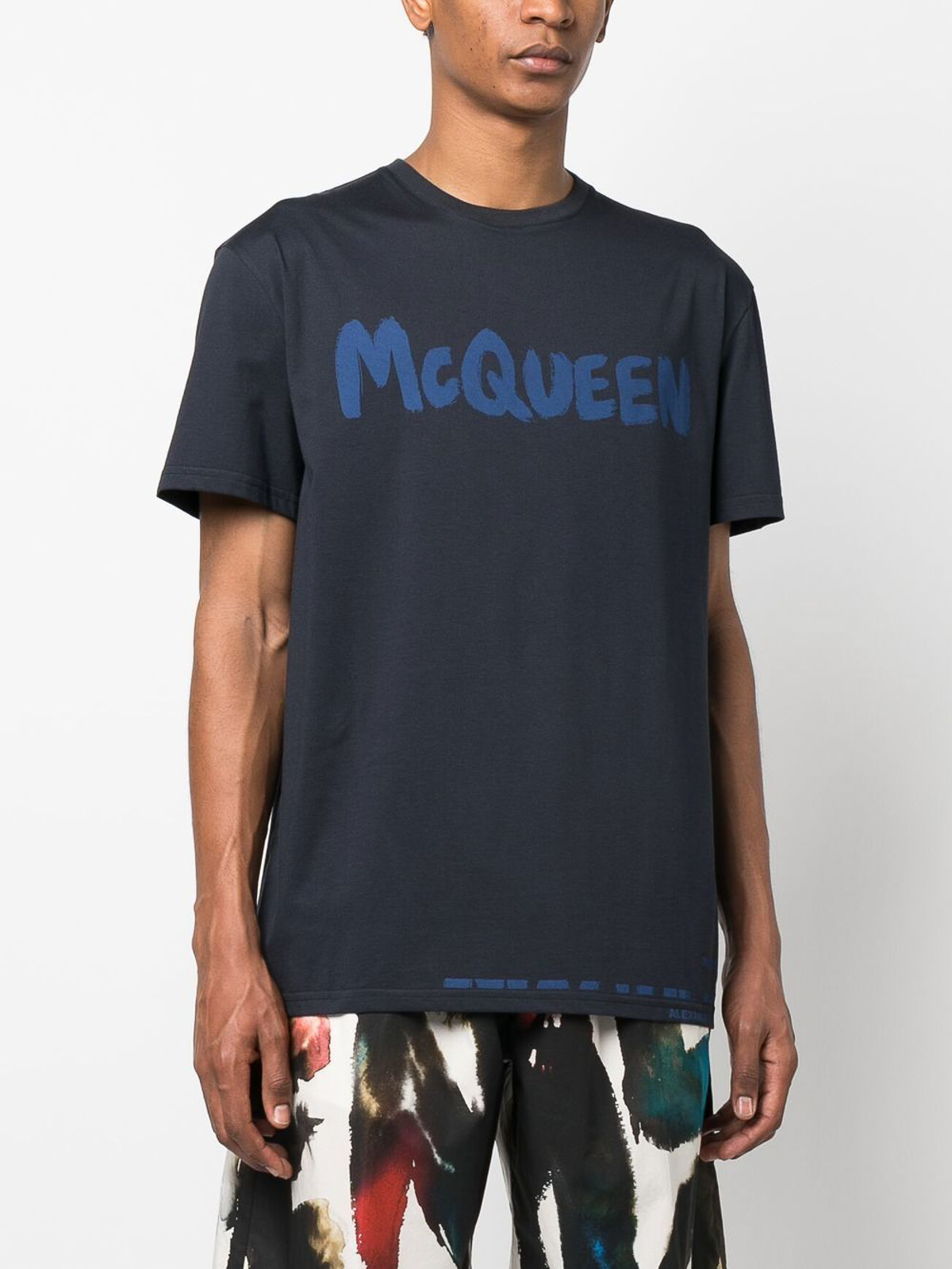 T-shirts Alexander Mcqueen - T-Shirt - Blau - 622104QUZ570933
