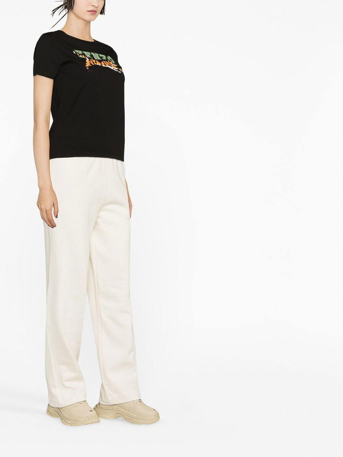 T-shirts Kenzo - Embroidery design Tee - FD52TS0124SG99J | thebs.com