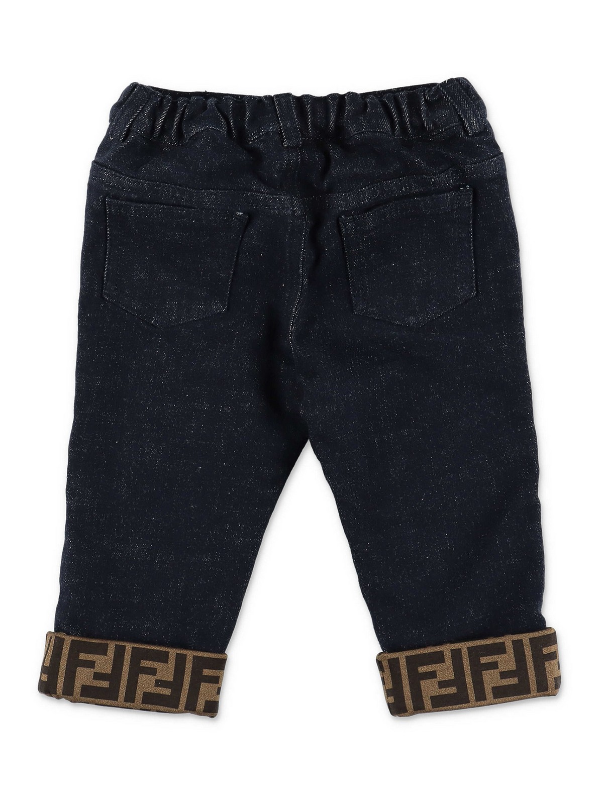 Fendi Jr Stretch cotton denim jeans - Dark Wash | BUF060AKI1F0RU7B